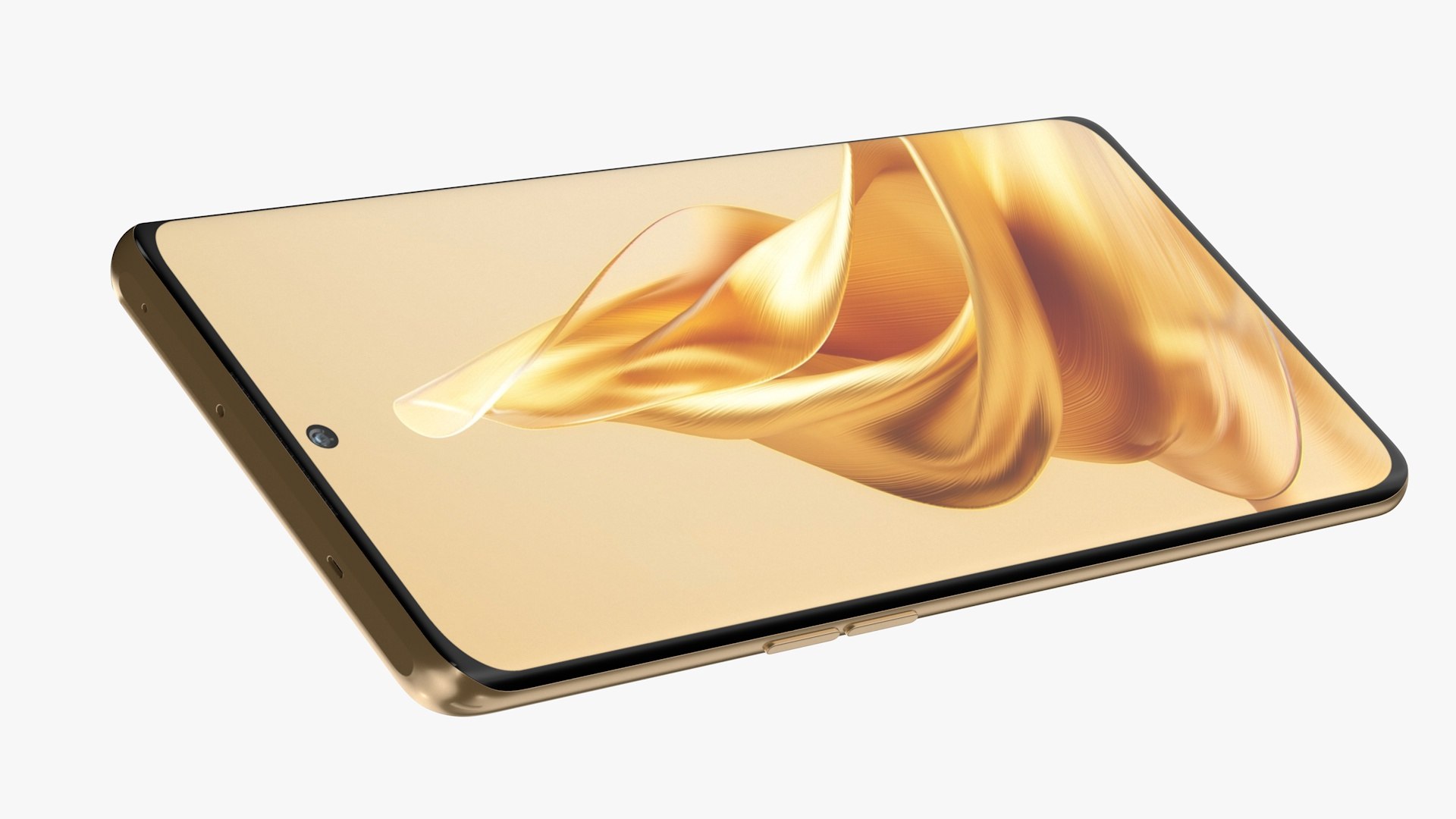 OPPO Reno 9 Pro Plus Gold 3D - TurboSquid 2001852