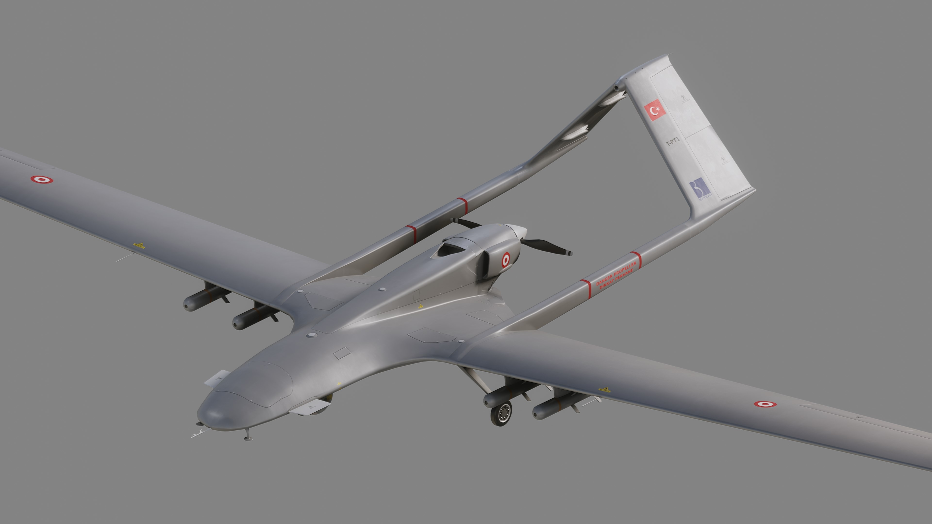 3D drone bayraktar - TurboSquid 1691134