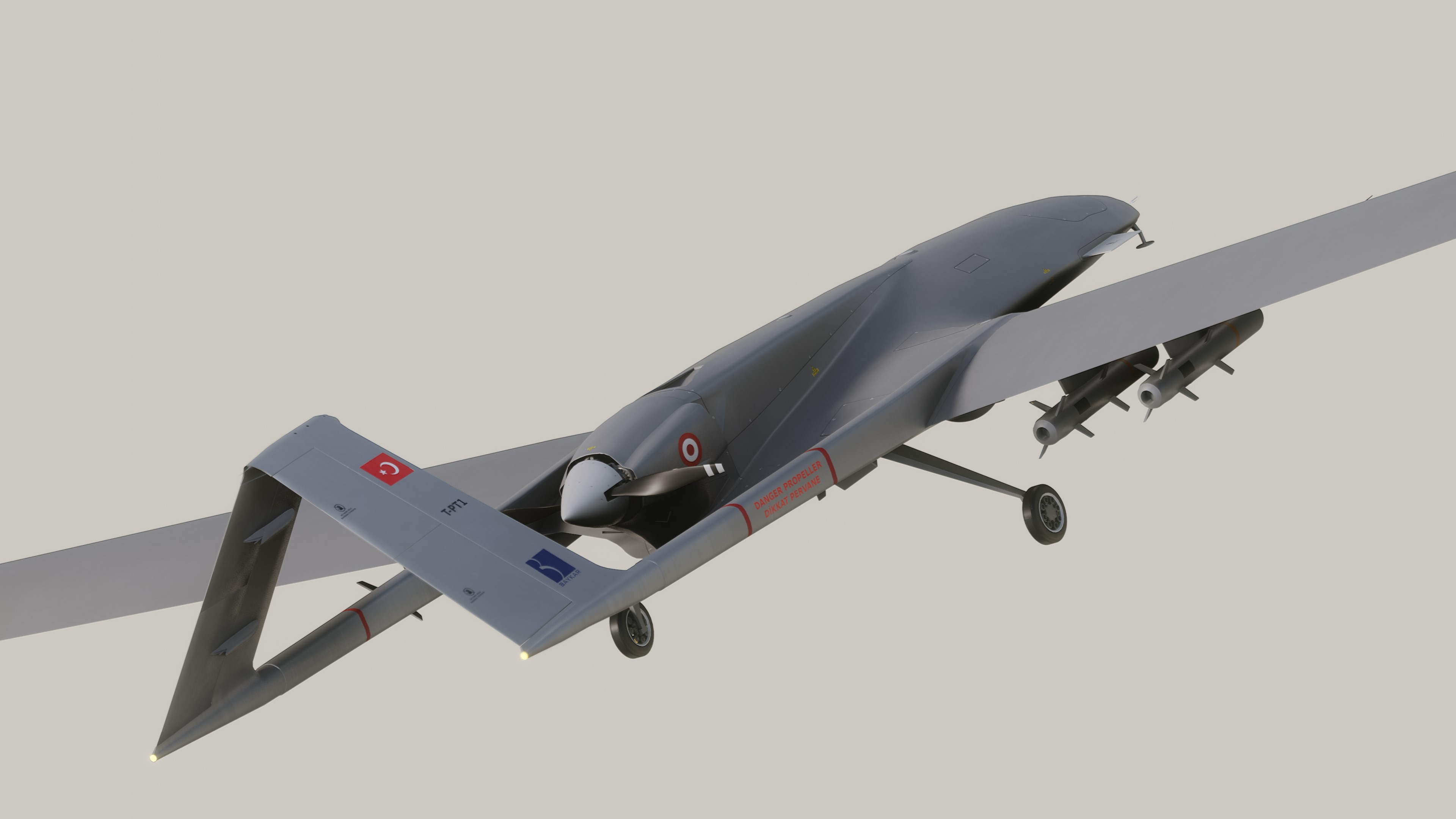 3D drone bayraktar - TurboSquid 1691134