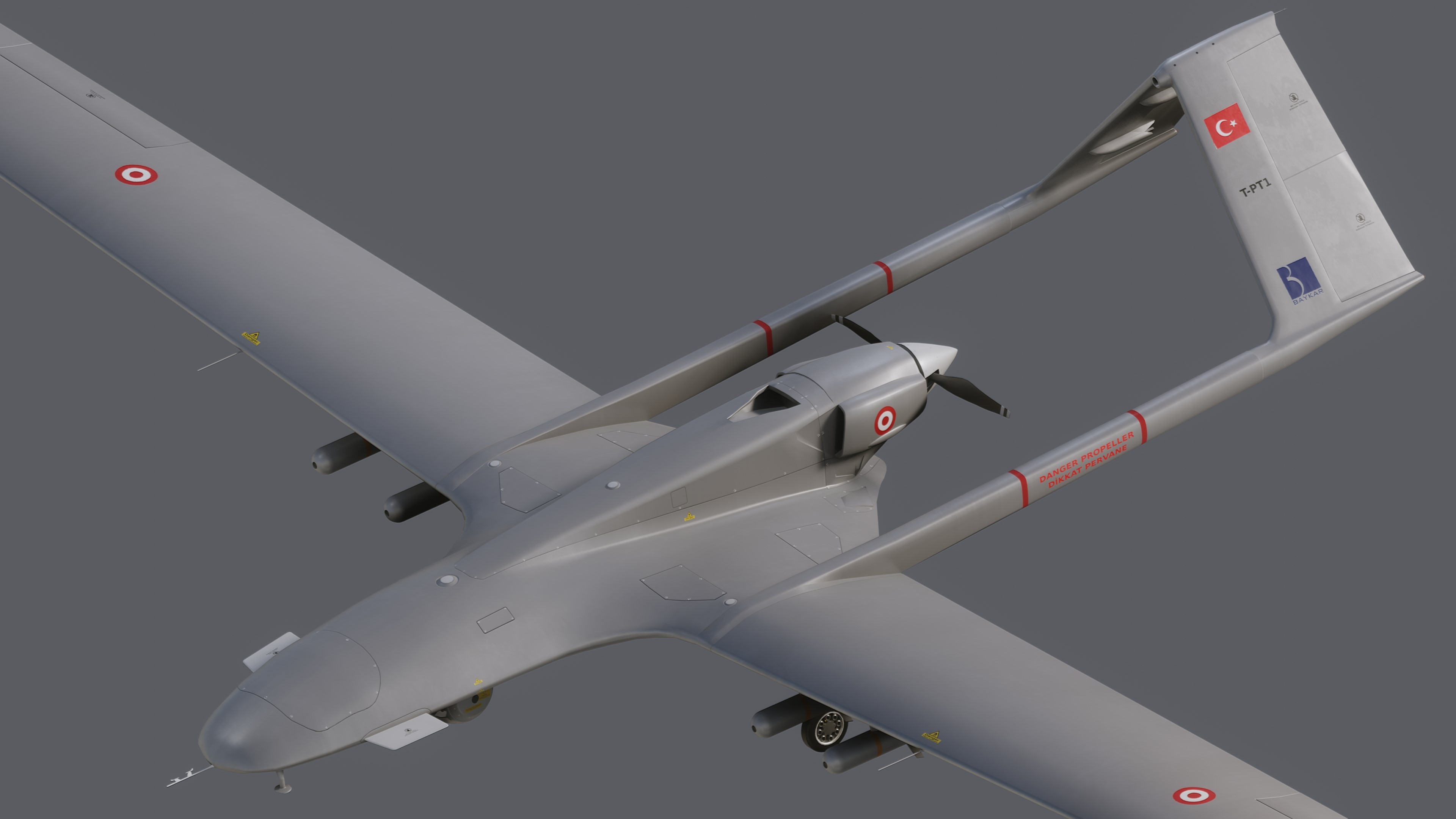 3D drone bayraktar - TurboSquid 1691134