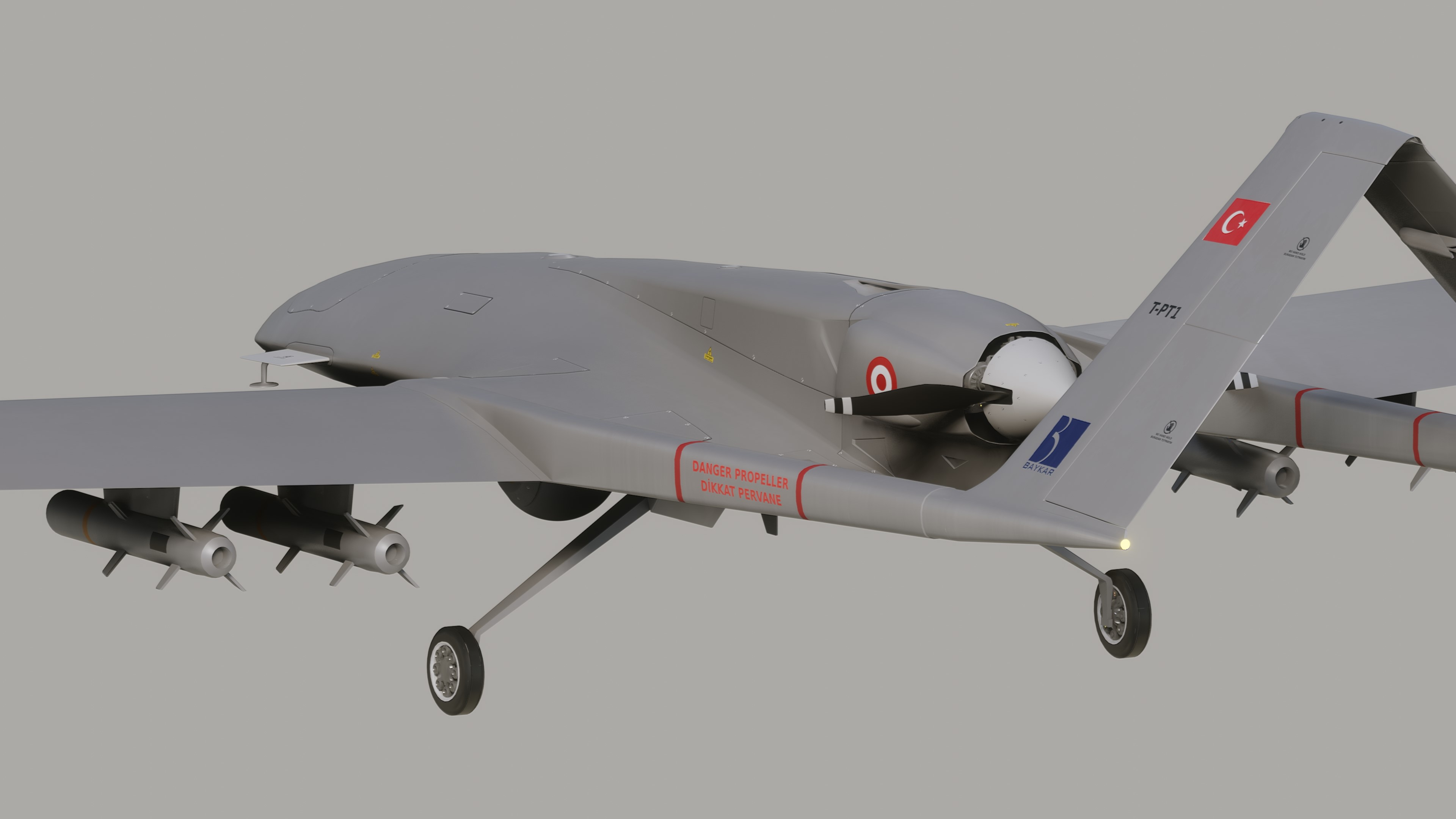 3D drone bayraktar - TurboSquid 1691134
