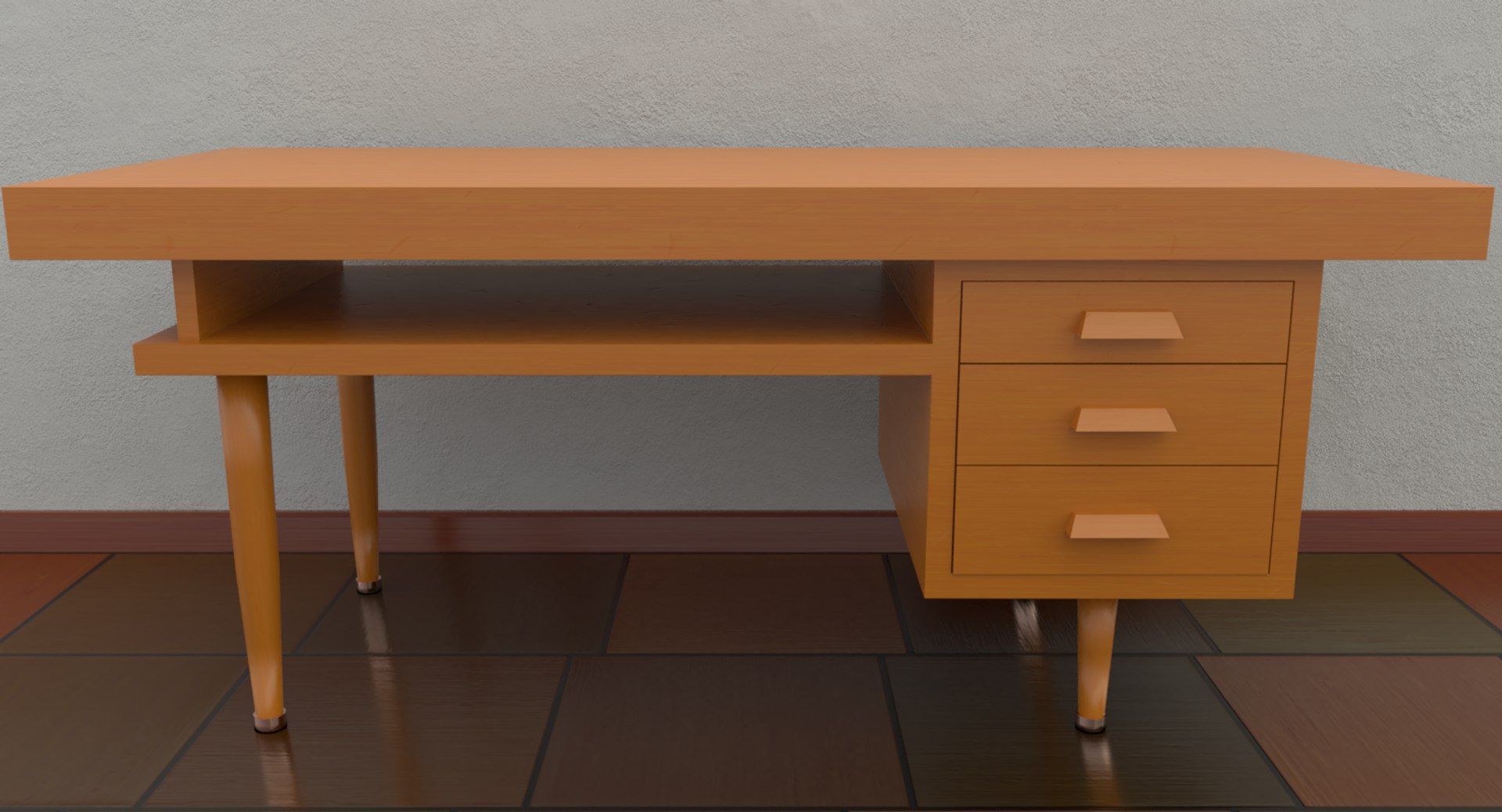 3D Desk - TurboSquid 1232242