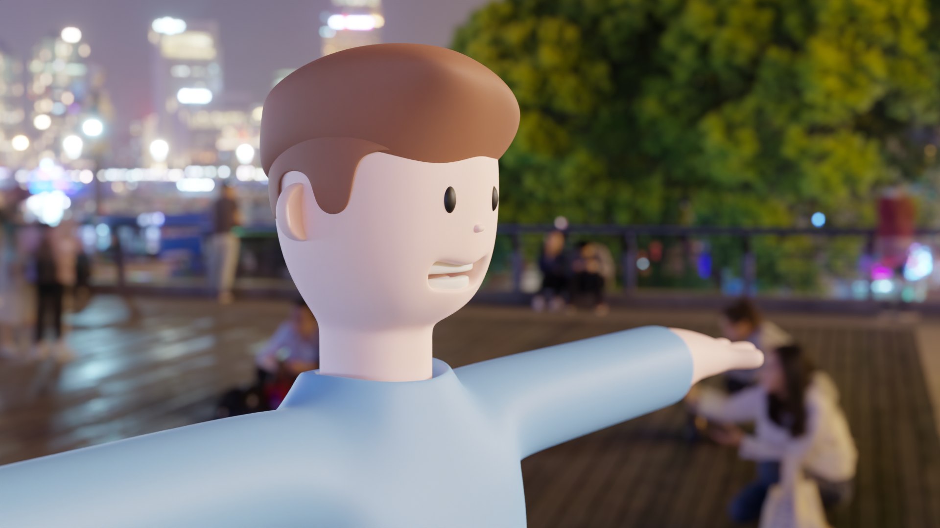 Fully Rigged Character 3D Model - TurboSquid 1963231