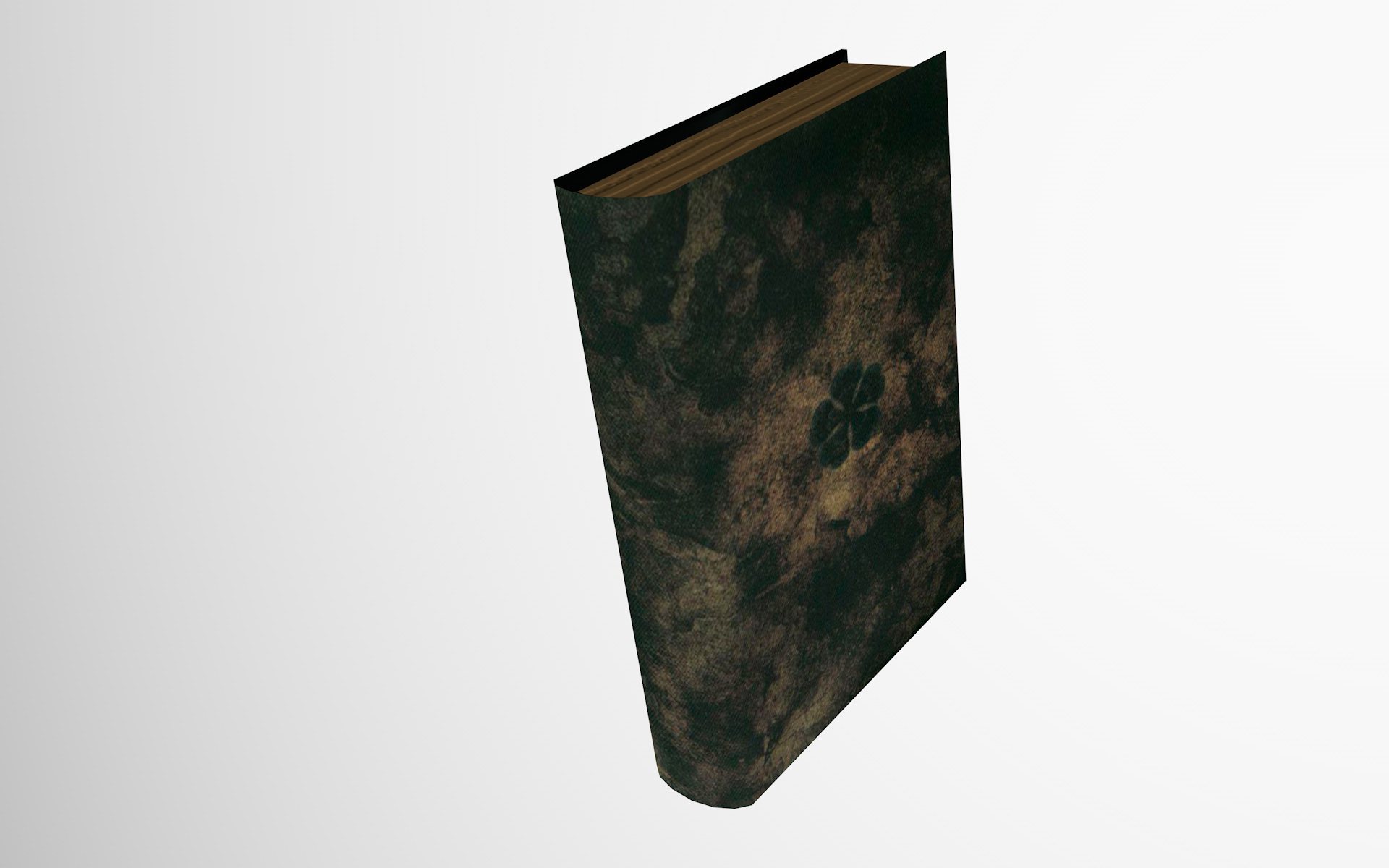 Asta grimoire - black 3D model - TurboSquid 1708412