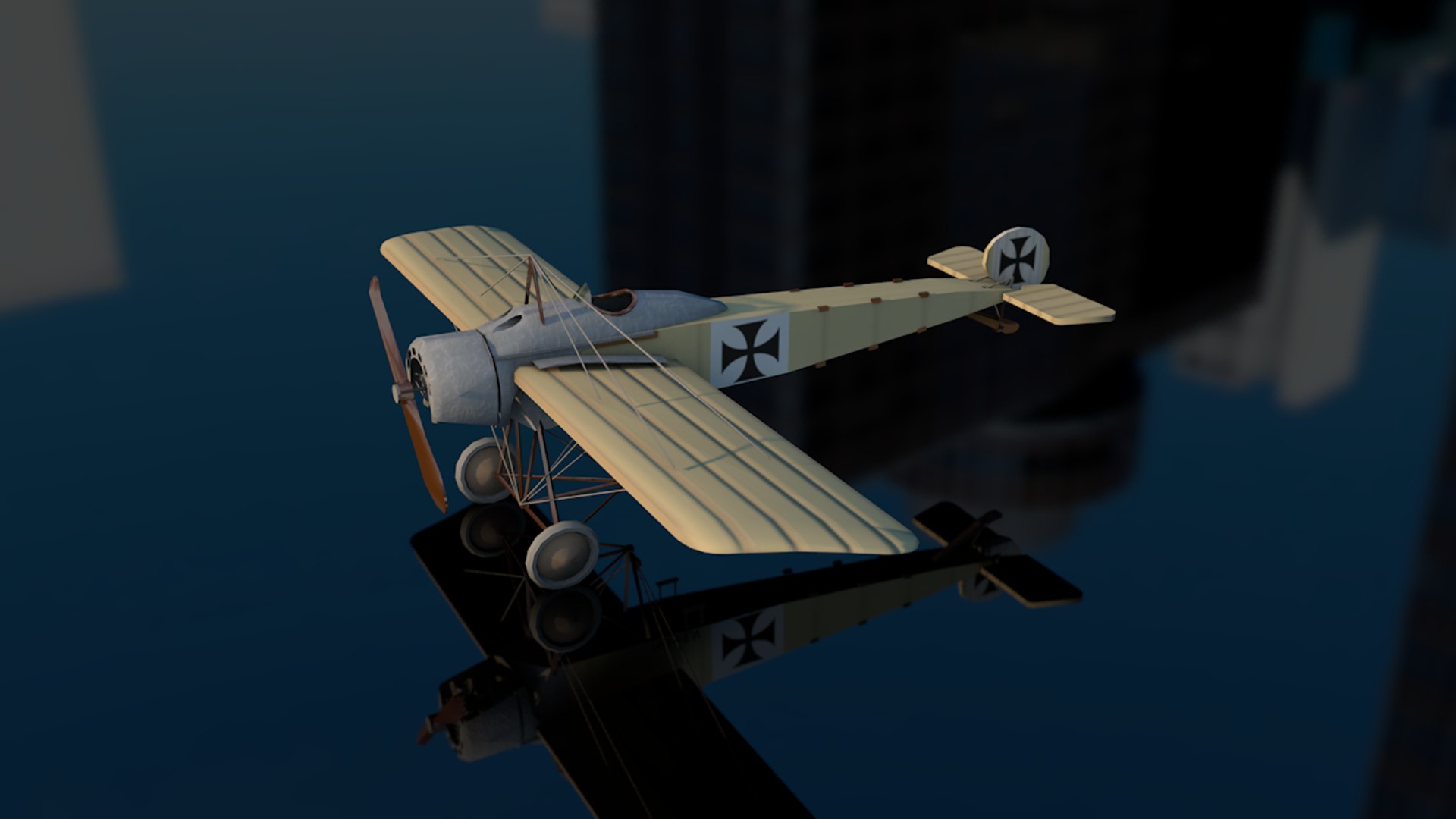 Fokker Eindecker Fighter Aircraft 3D Model - TurboSquid 1481048