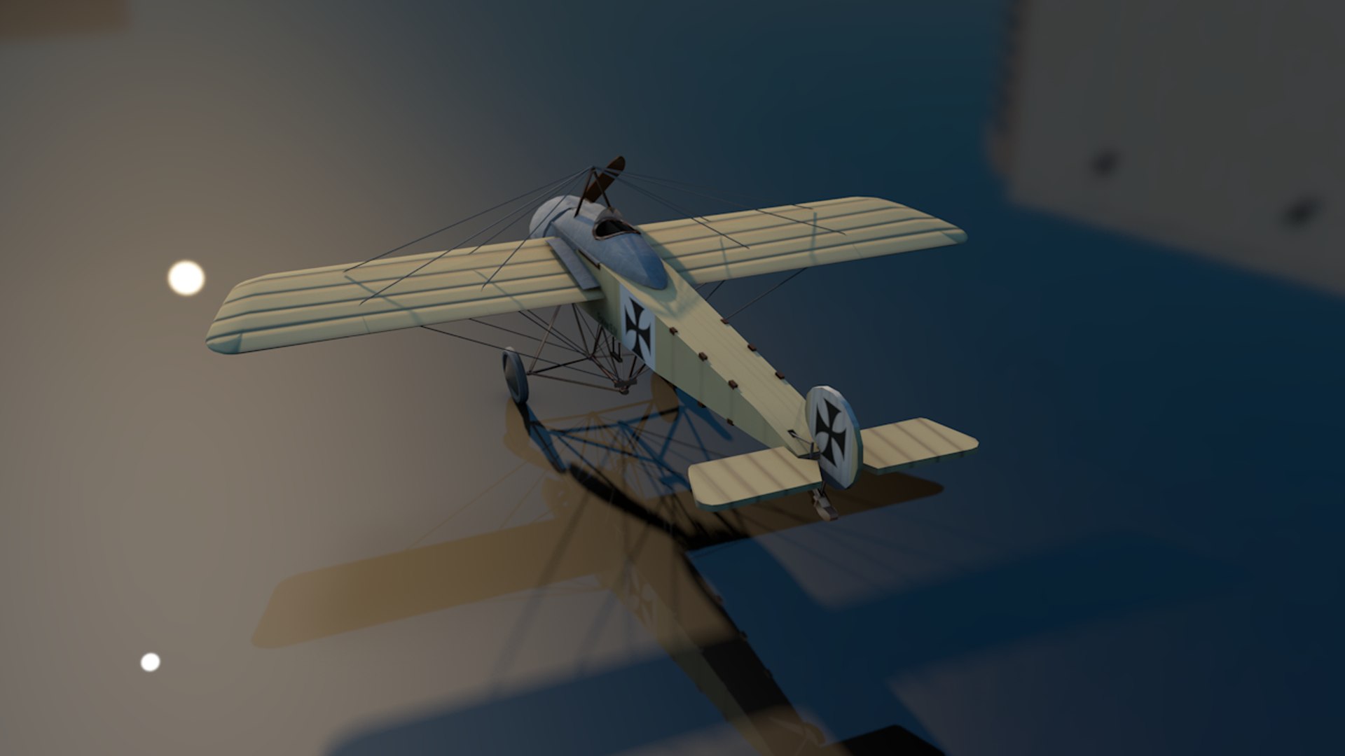 Fokker Eindecker Fighter Aircraft 3D Model - TurboSquid 1481048