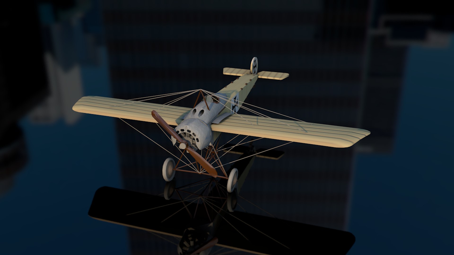 Fokker Eindecker Fighter Aircraft 3D Model - TurboSquid 1481048