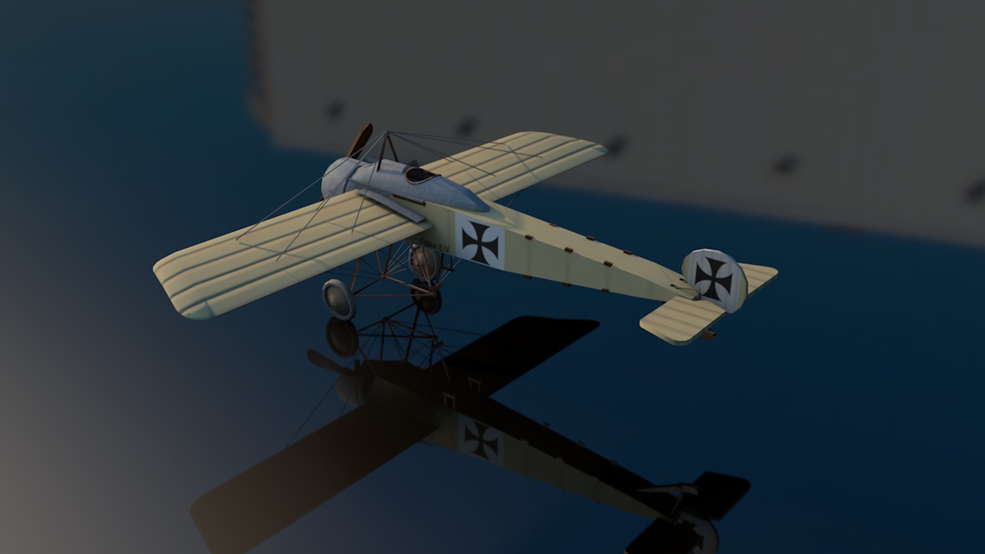 Fokker Eindecker Fighter Aircraft 3D Model - TurboSquid 1481048