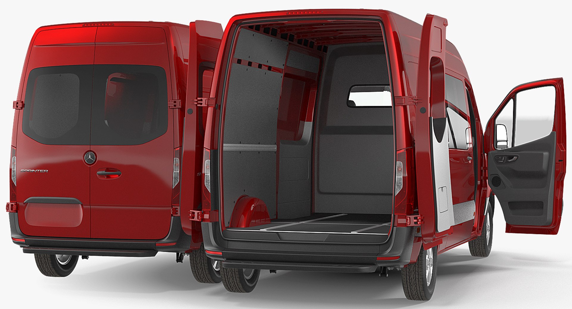 Mercedes sprinter van 2019 3D model - TurboSquid 1366261