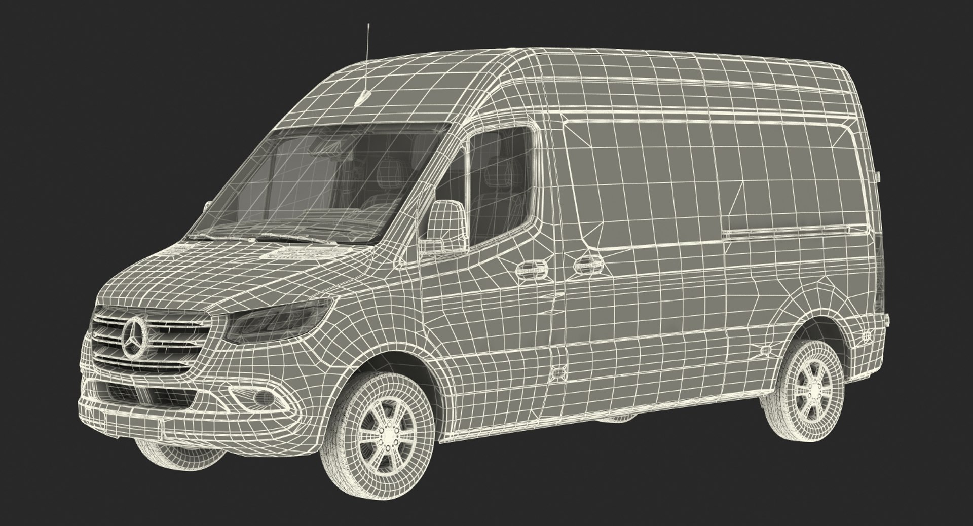 Mercedes sprinter van 2019 3D model - TurboSquid 1366261