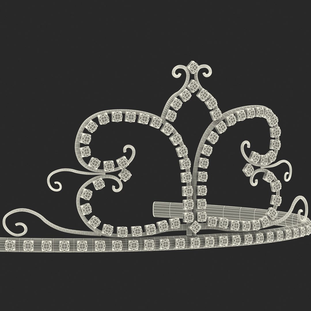 Tiara Diadem 3d 3ds