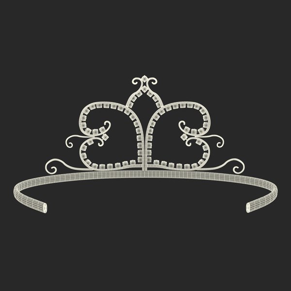 tiara diadem 3d 3ds