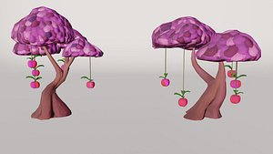 Low Poly Apple Tree 3D Models for Download | TurboSquid