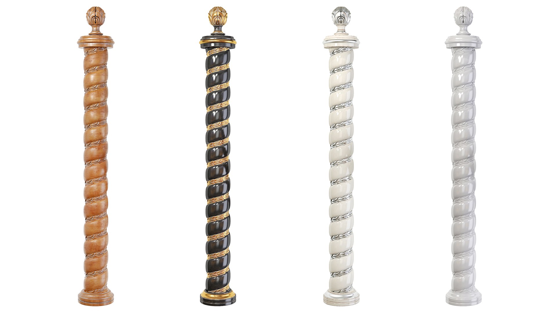 Classic Baluster 05 Model - TurboSquid 2117415