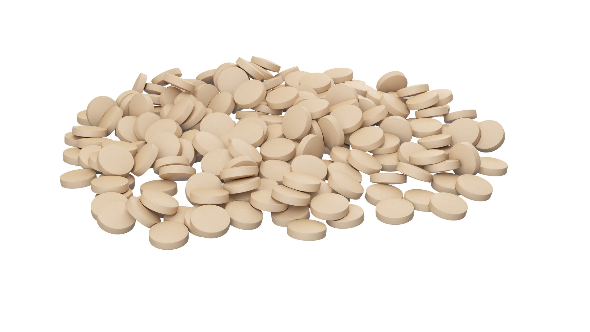 3D Pill Pile - TurboSquid 2151122