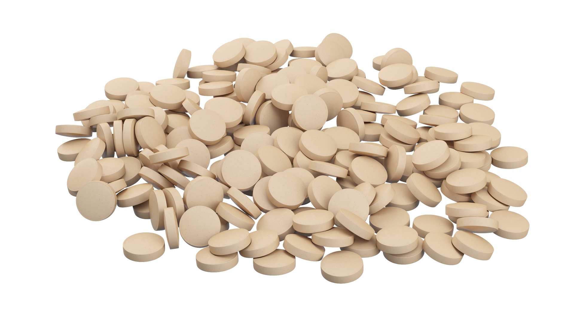 3D Pill Pile - TurboSquid 2151122