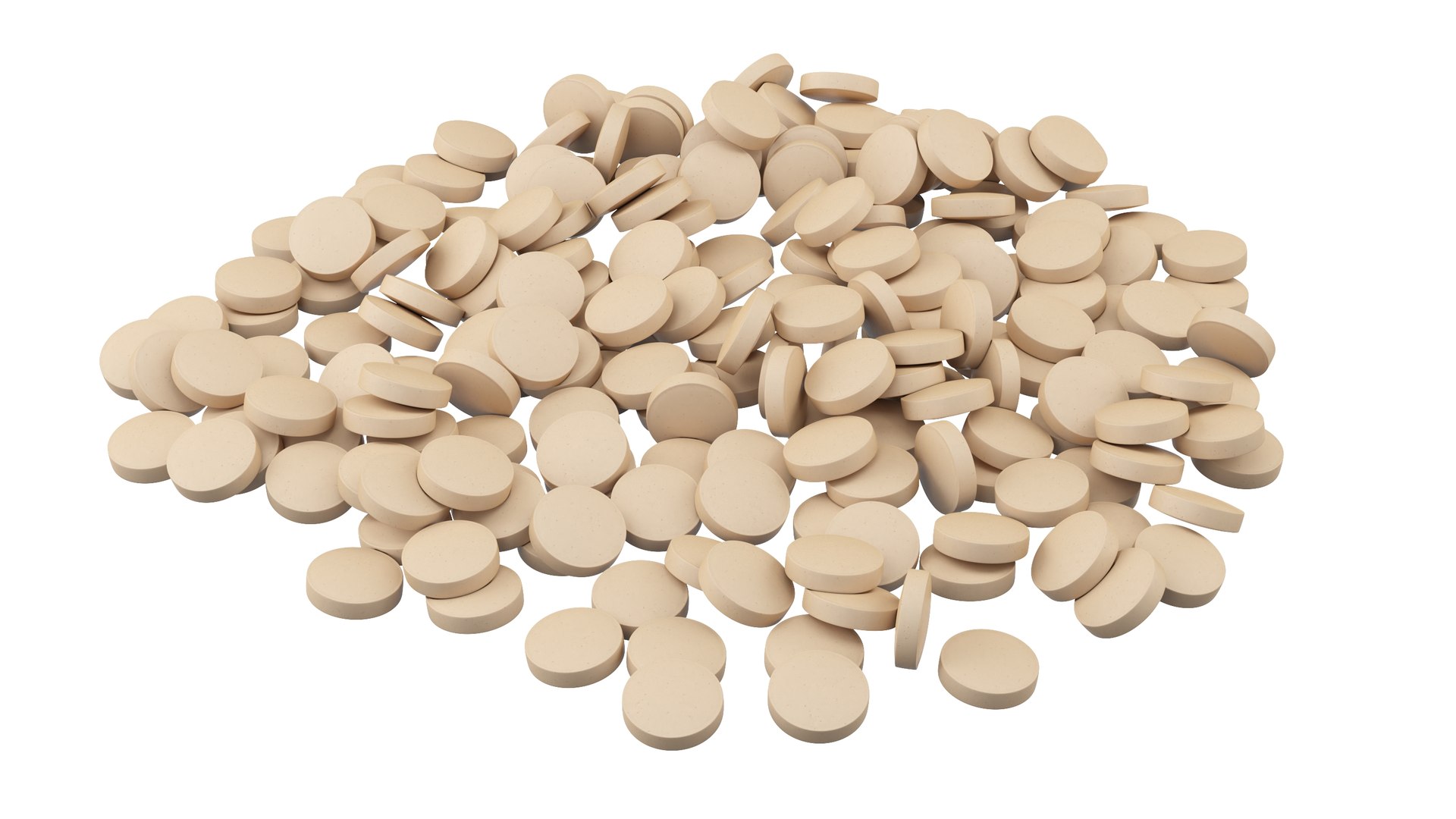 3D Pill Pile - TurboSquid 2151122