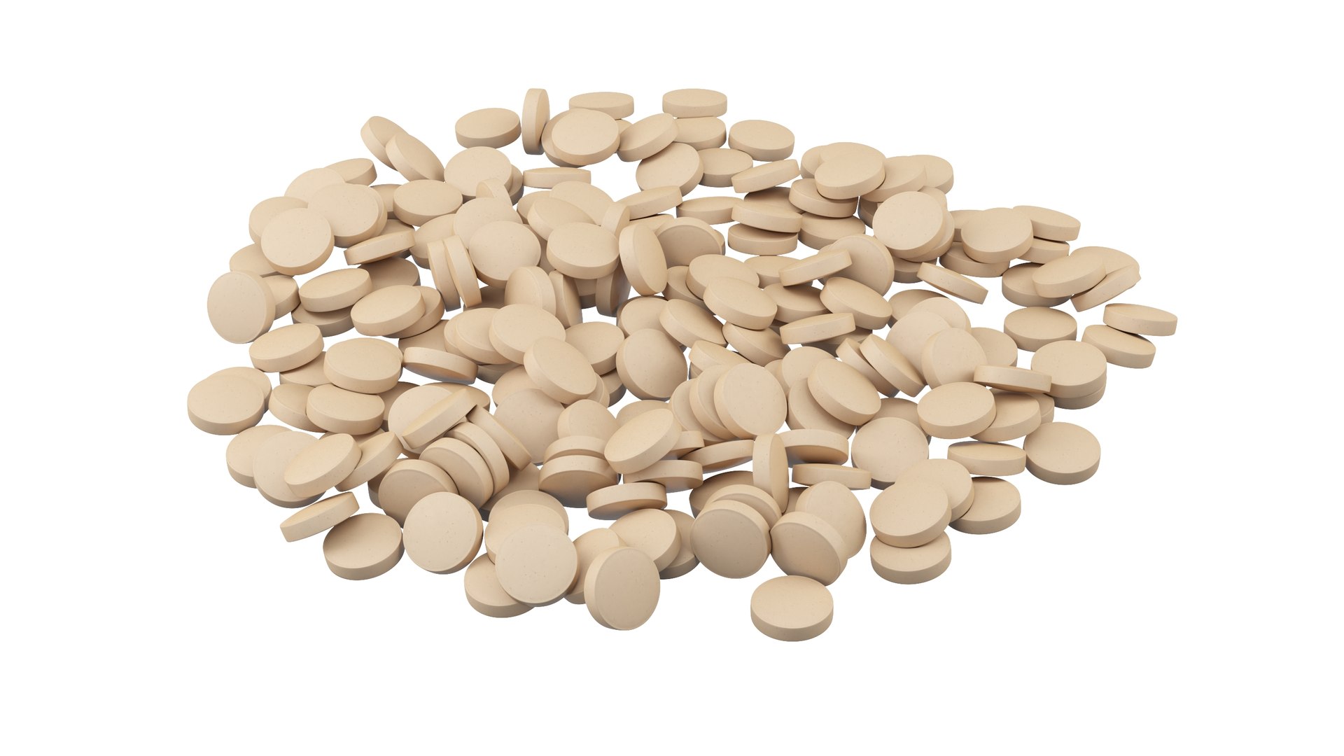 3D Pill Pile - TurboSquid 2151122