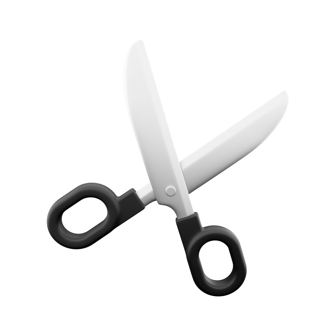 3D Open Scissor Icon - TurboSquid 2066434