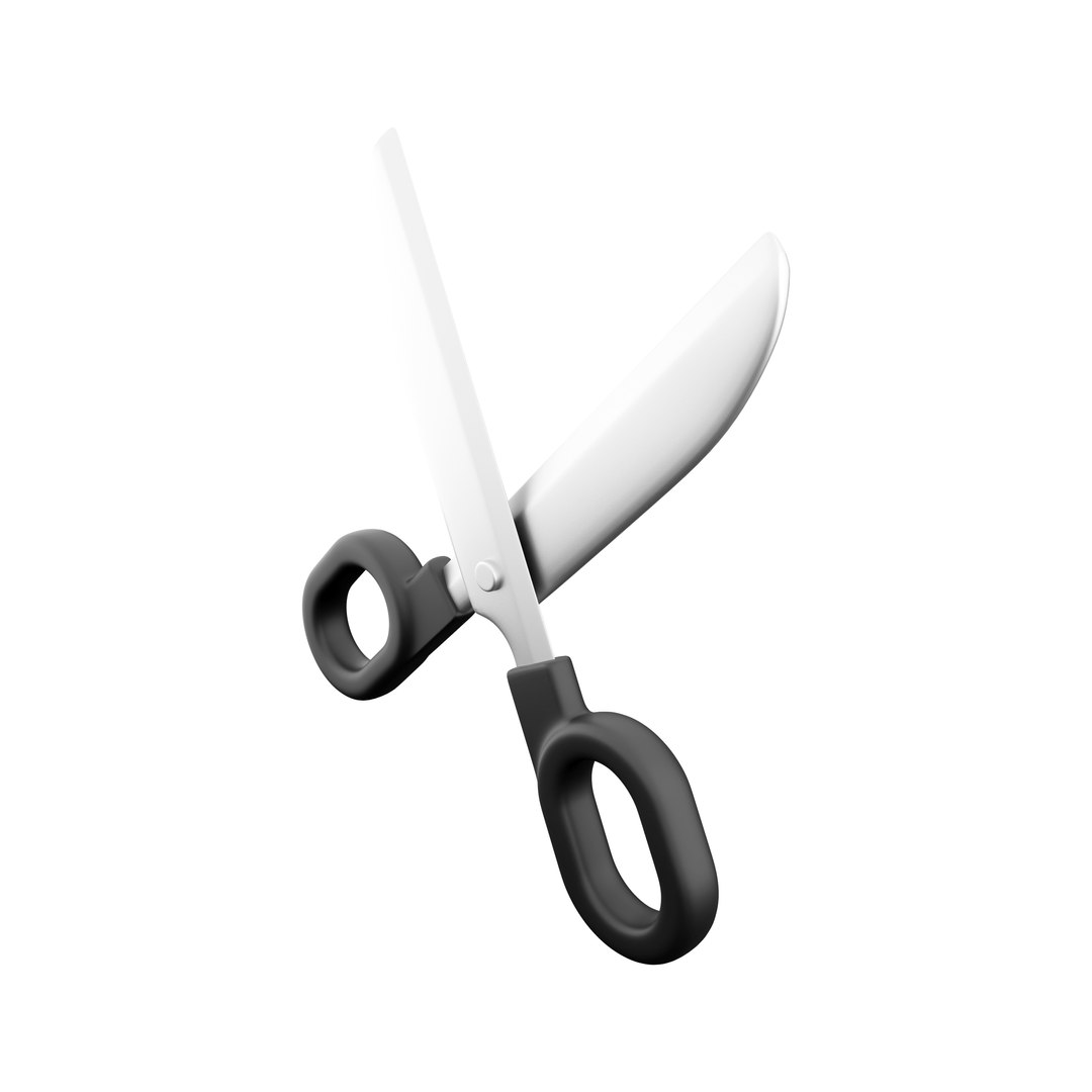 3D 3d open scissor icon - TurboSquid 2066434
