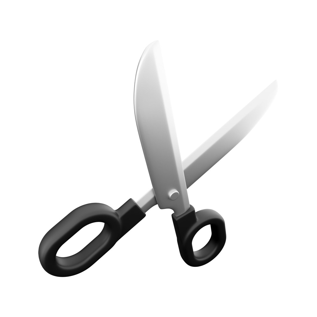 3D Open Scissor Icon - TurboSquid 2066434