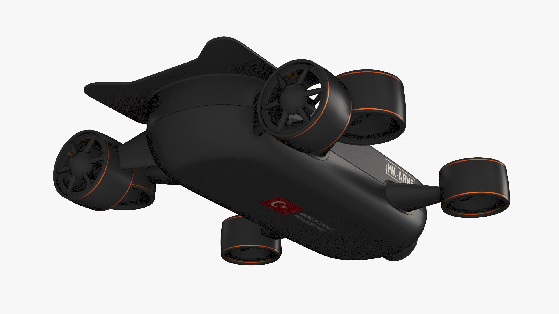 Underwater drone uwd 3D model - TurboSquid 1454846