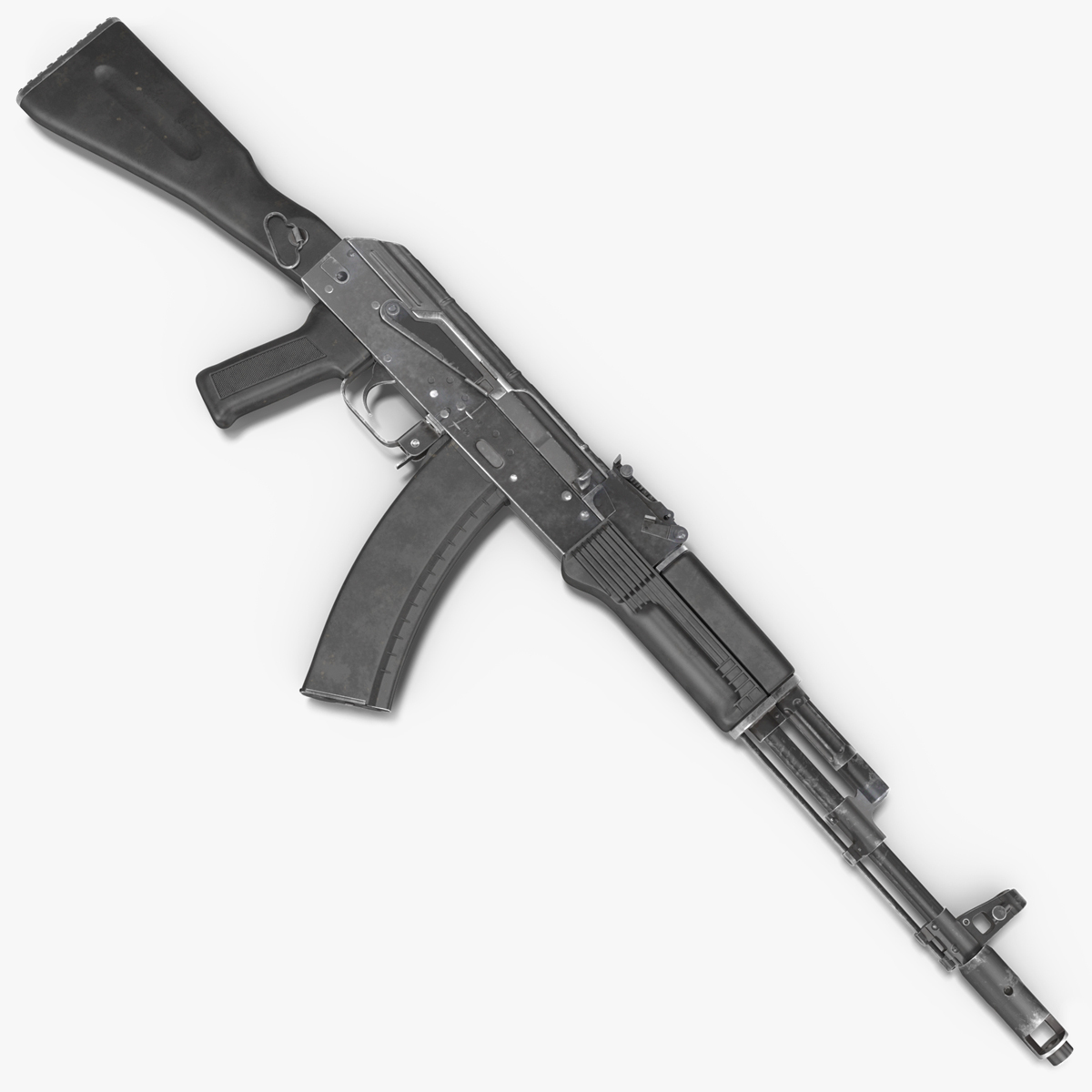 modelo 3d Rifle de asalto AK-74M - TurboSquid 2229429