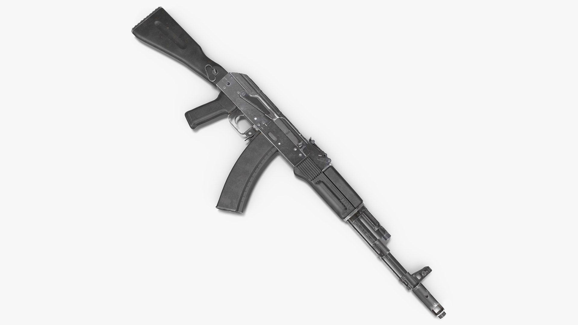 3D Assault Rifle AK-74M Model - TurboSquid 2229429