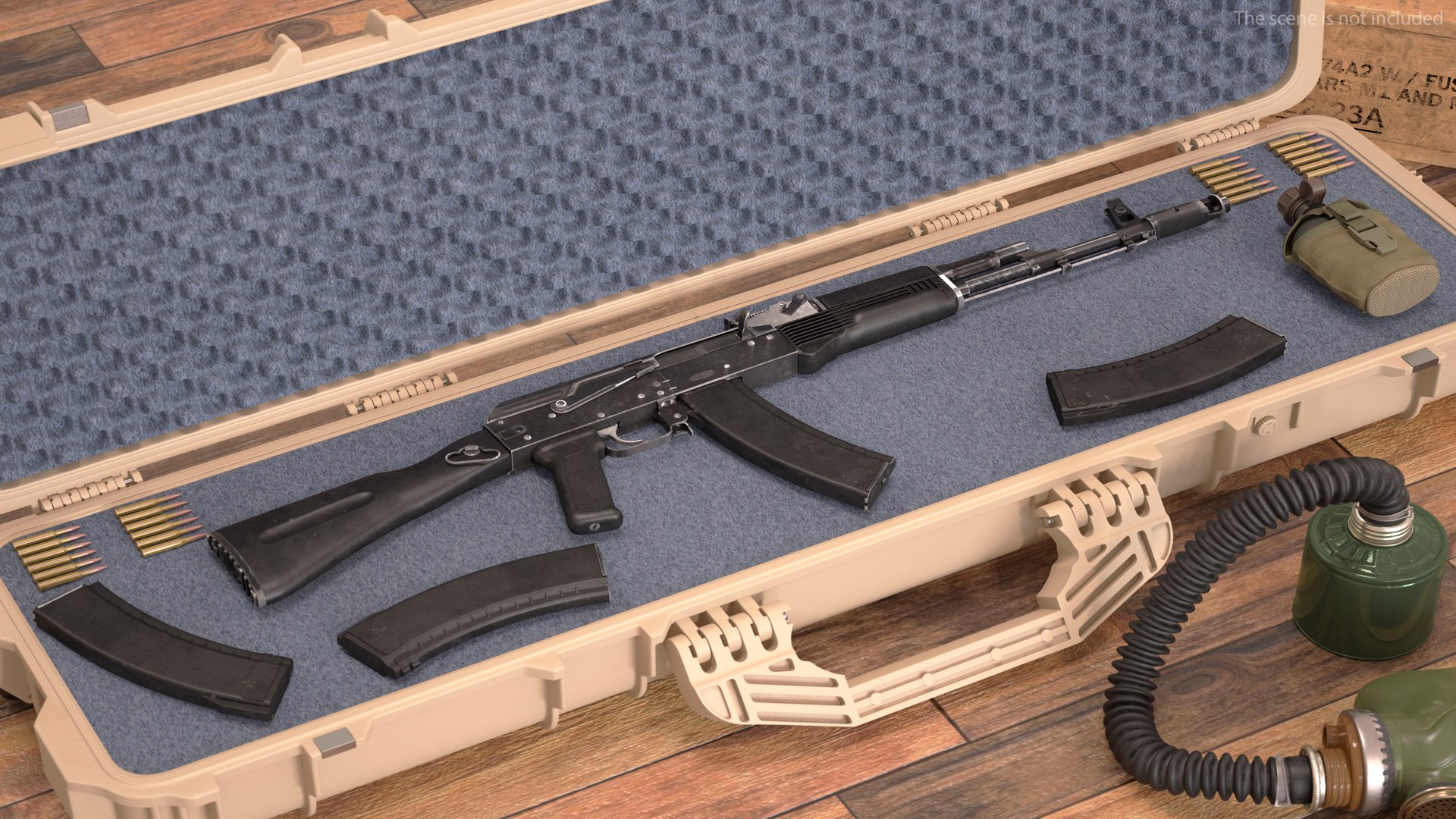 3D Assault Rifle AK-74M Model - TurboSquid 2229429