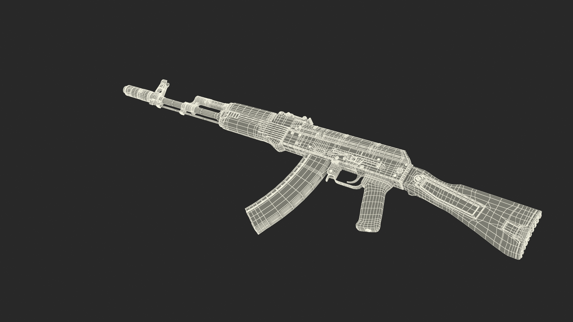 3D Assault Rifle AK-74M Model - TurboSquid 2229429
