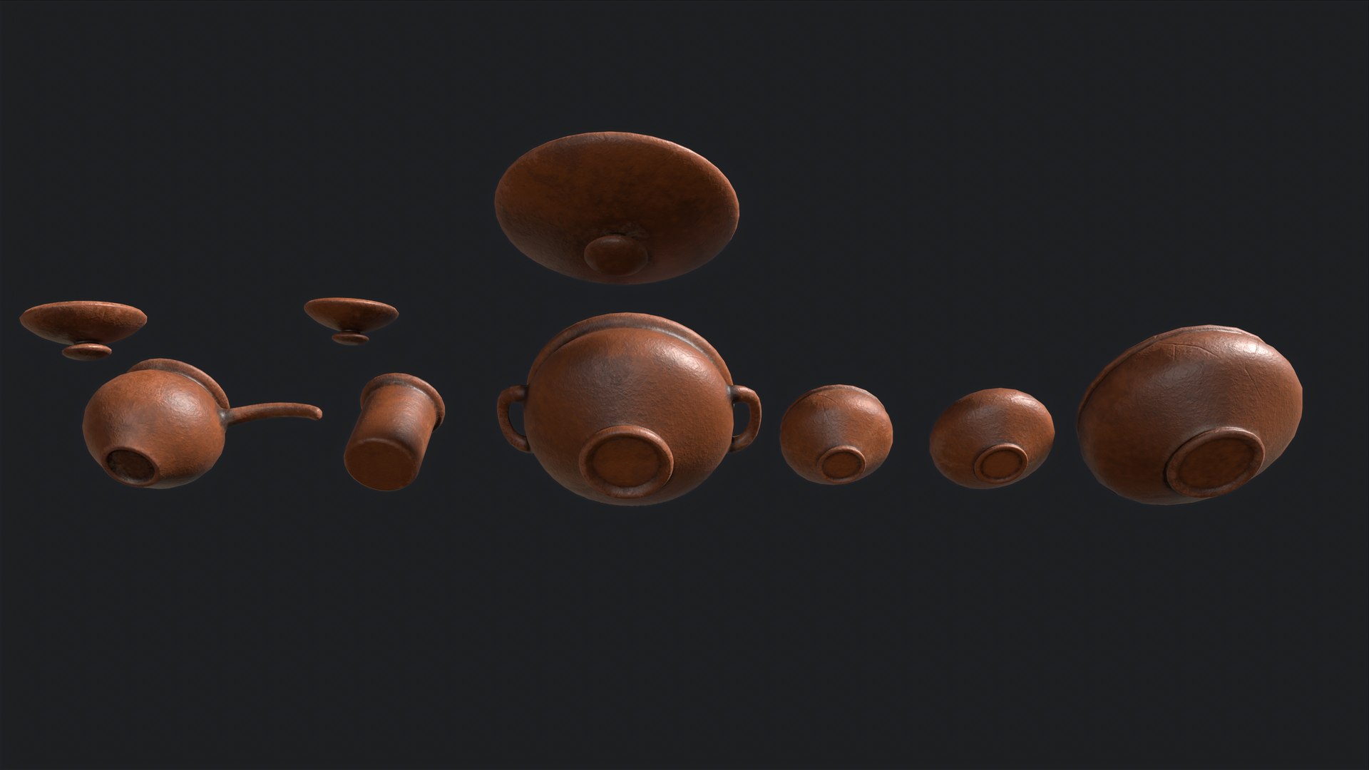 3D Antique Clay Pot Model 3D Model - TurboSquid 2186269