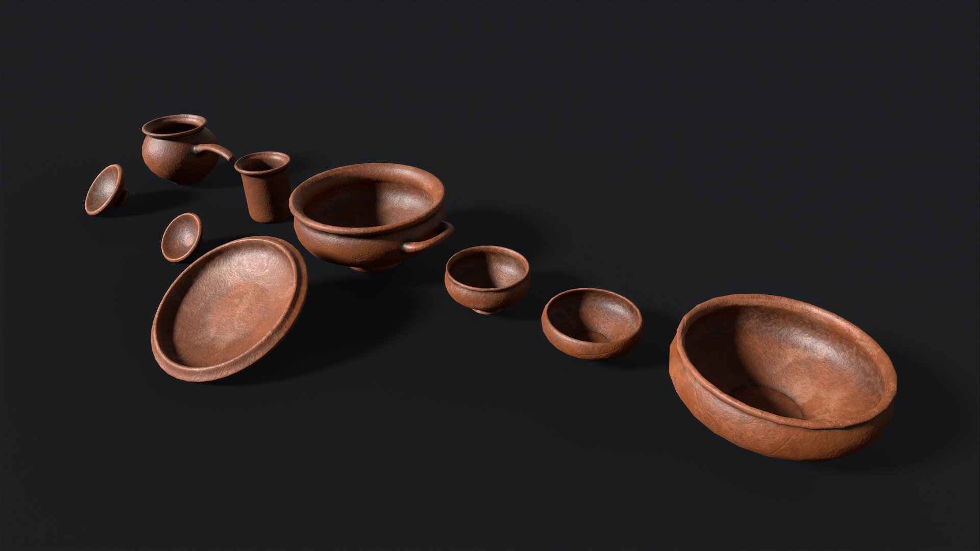 3D Antique Clay Pot Model 3D Model - TurboSquid 2186269