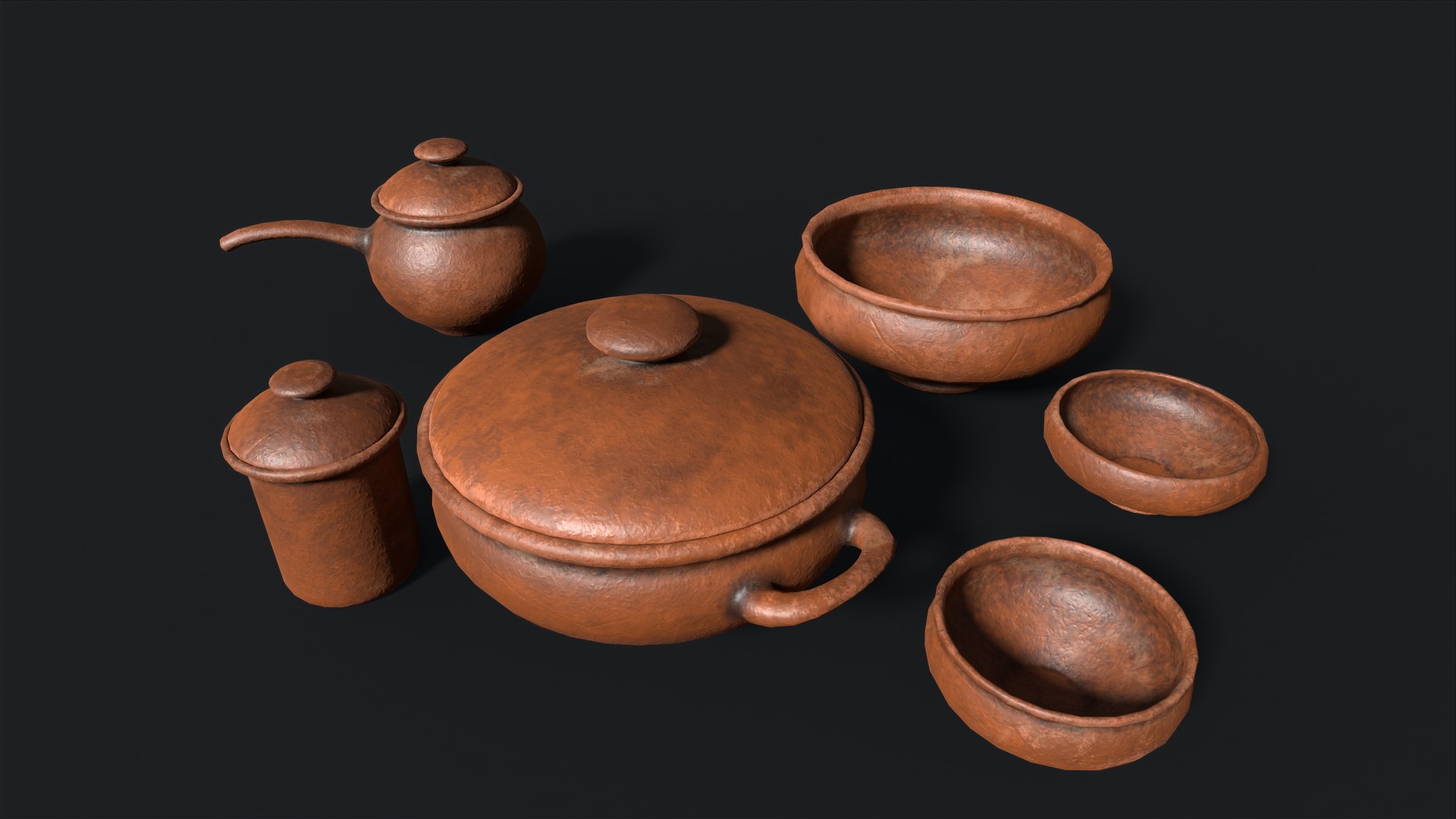 3D Antique Clay Pot Model 3D Model - TurboSquid 2186269