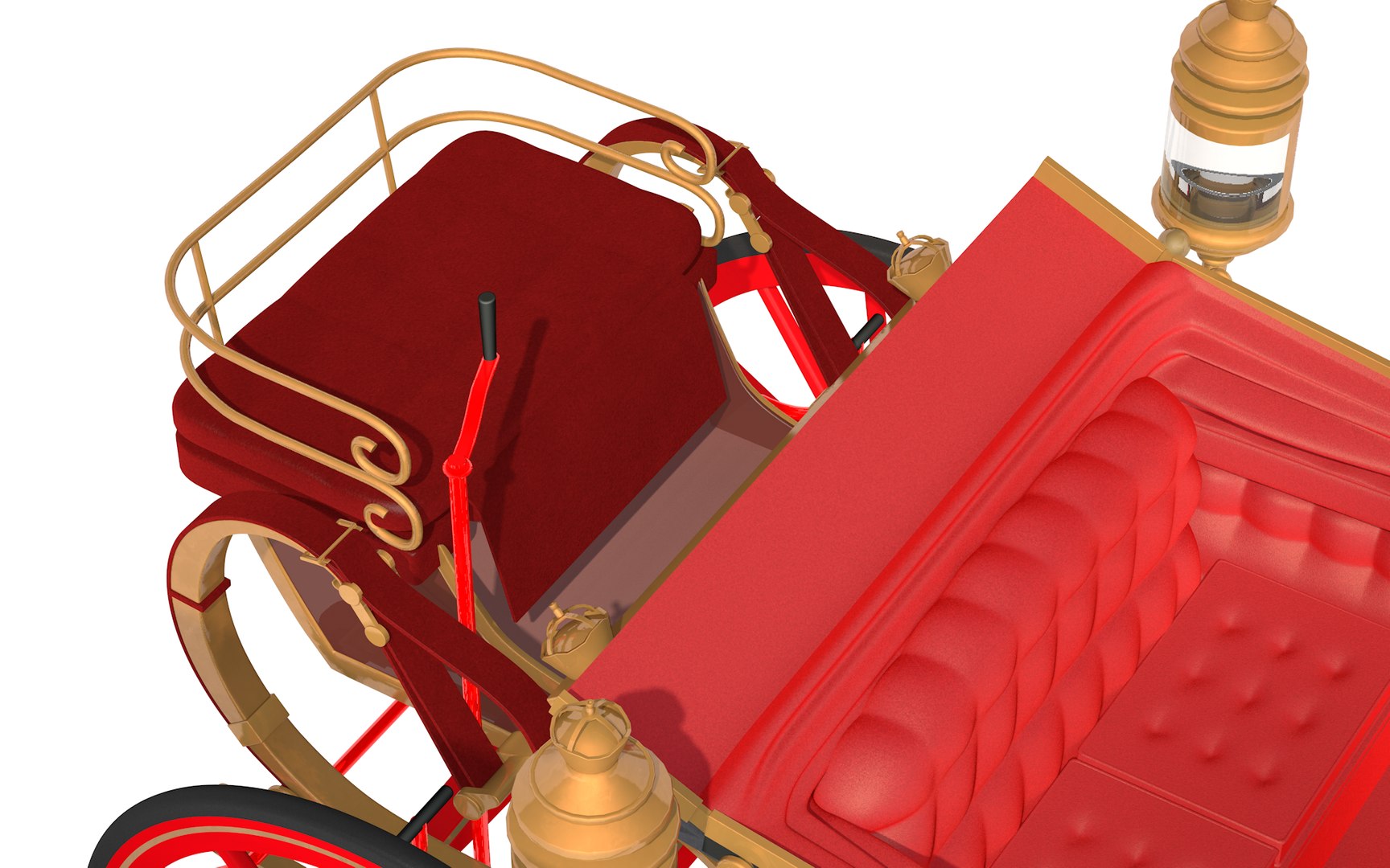 1902 State Landau Carriage 3D Model - TurboSquid 1275900