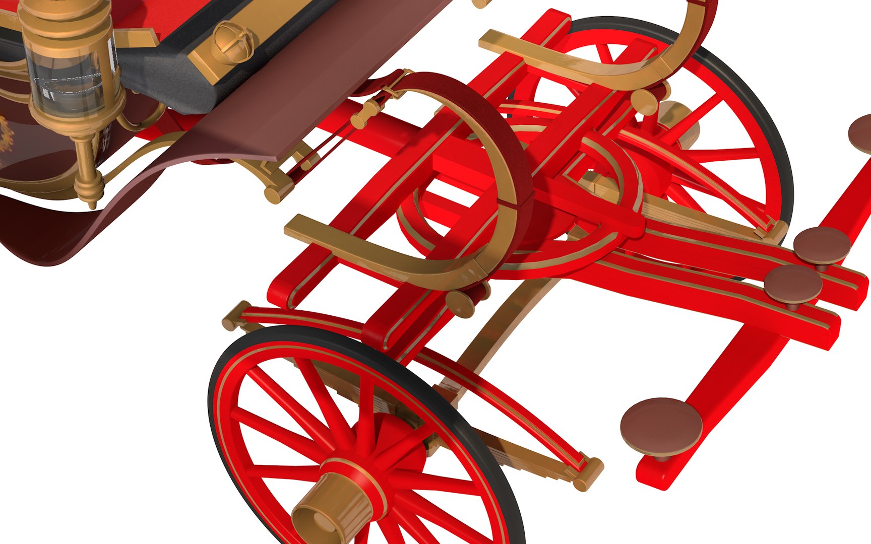 1902 State Landau Carriage 3D Model - TurboSquid 1275900