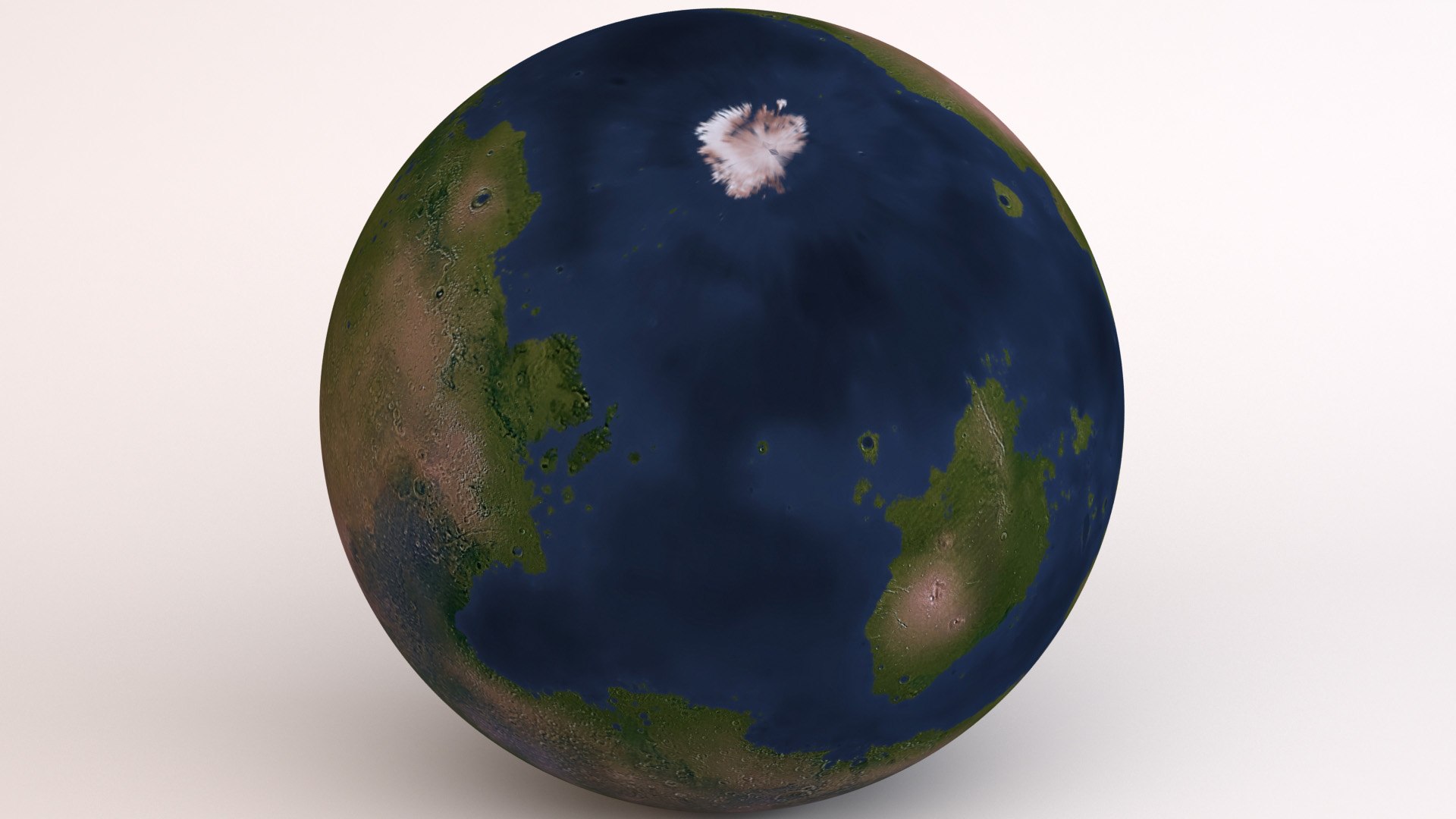 Fictional Alien Planet 3D Model - TurboSquid 1438686