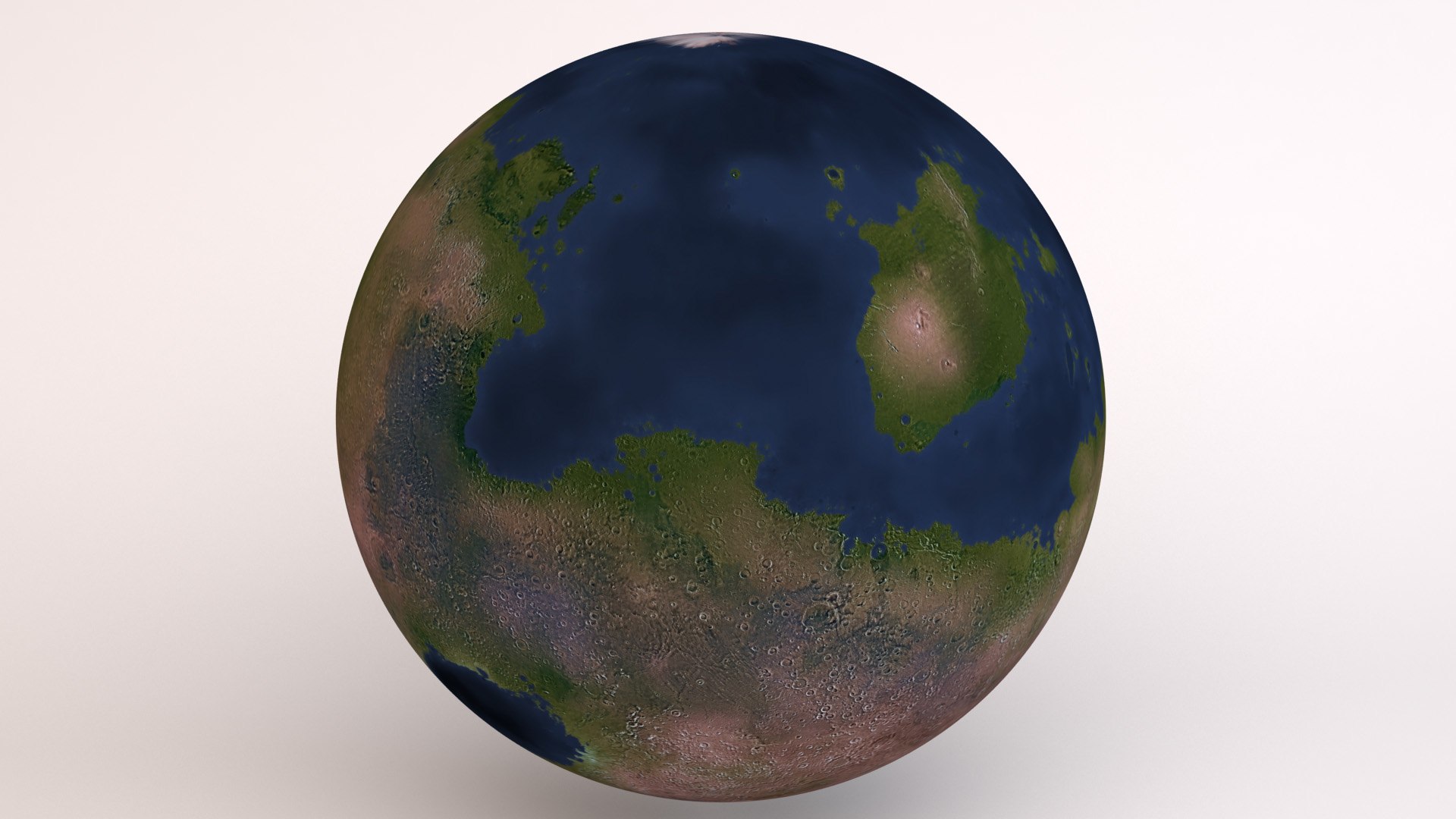 Fictional Alien Planet 3D Model - TurboSquid 1438686