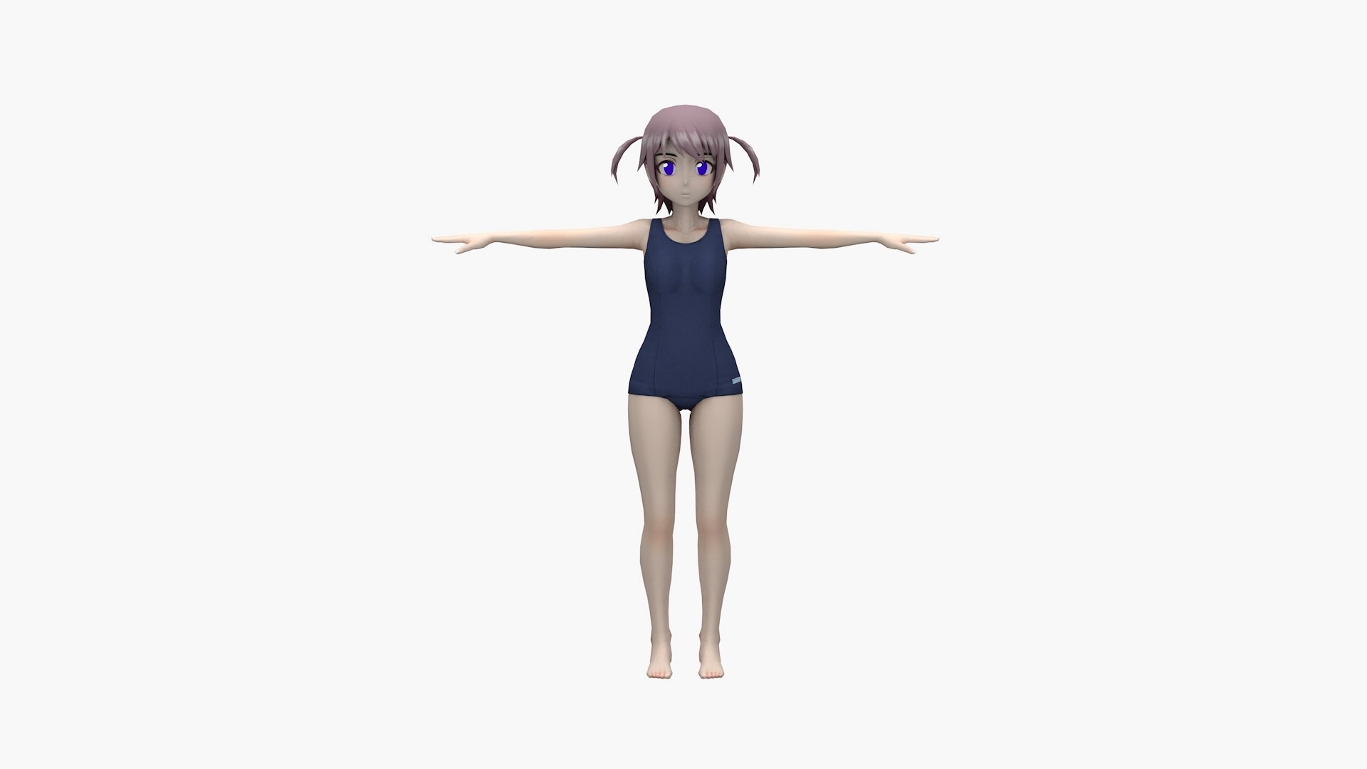 modelo 3d Anime Nadador V3 - TurboSquid 1852778