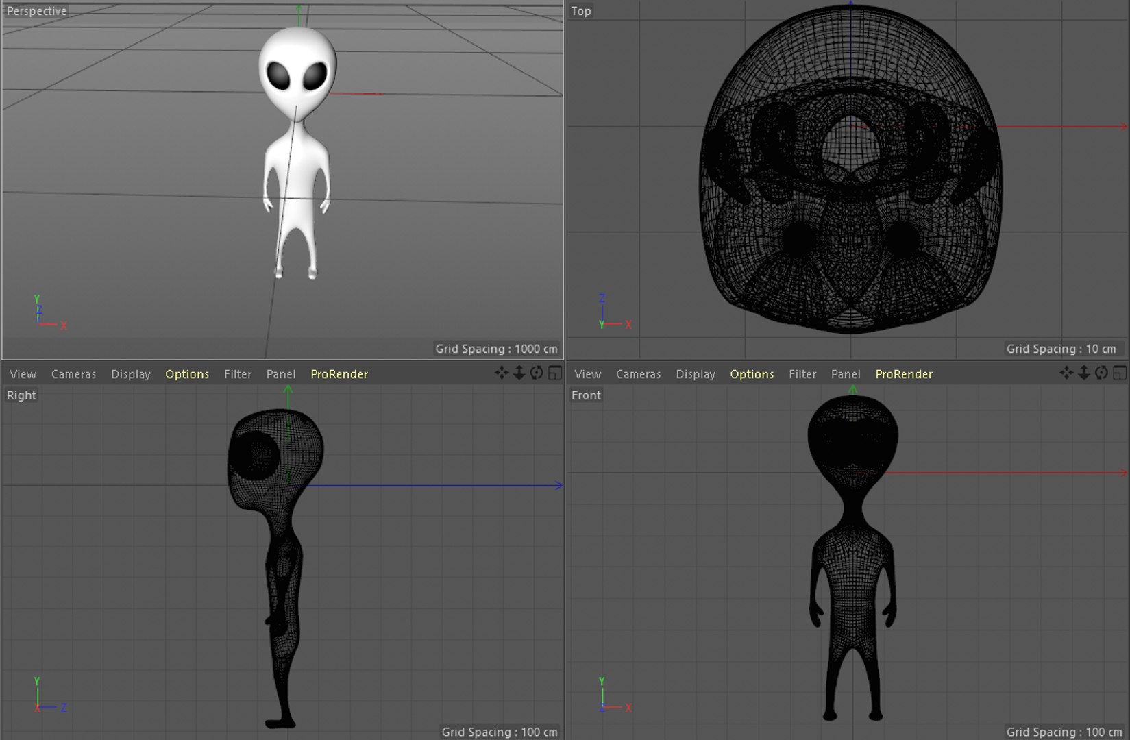 3D Alien Rig Model - TurboSquid 1243641