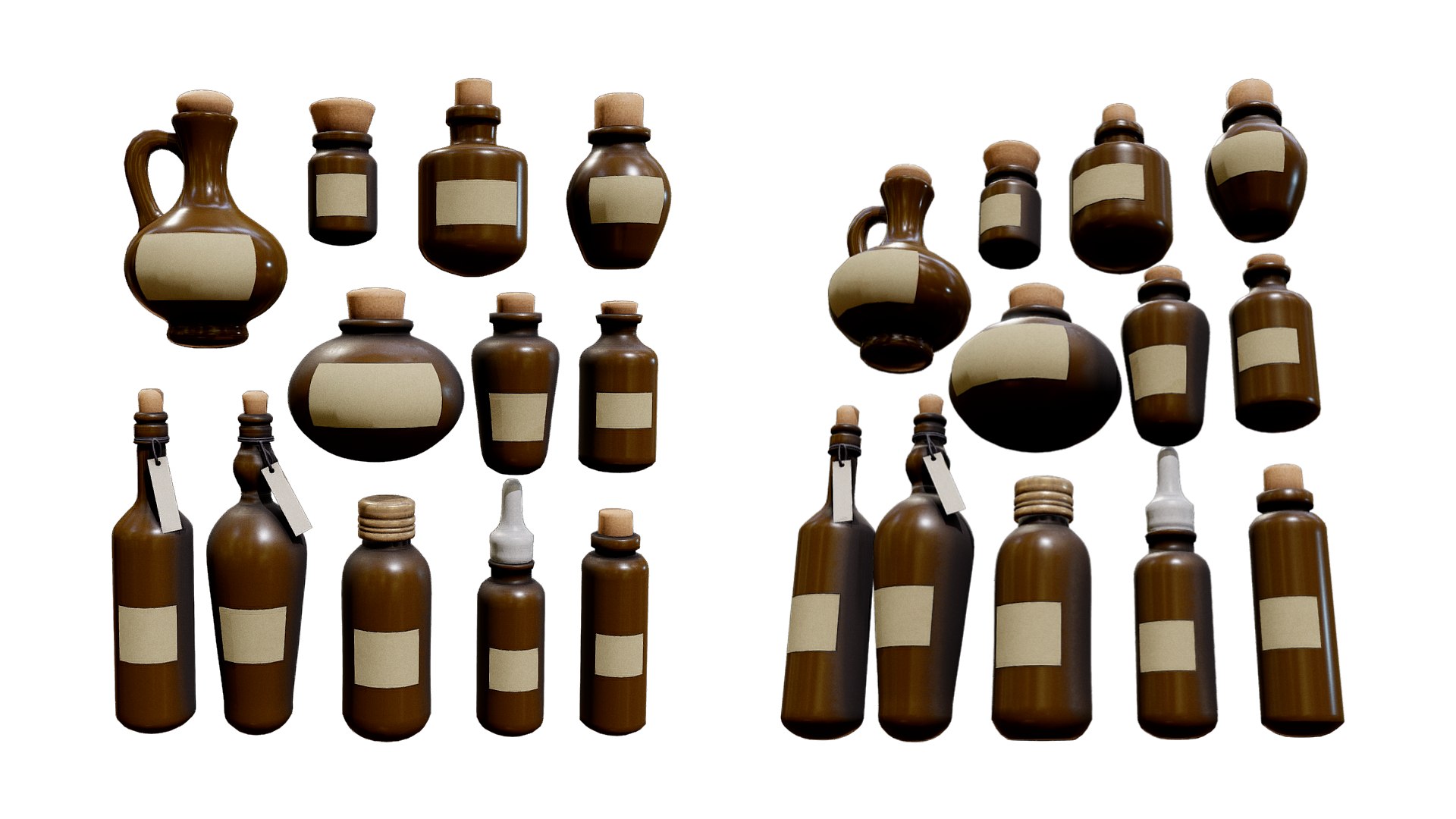3D Potion Pack - 12 In 1 - TurboSquid 2134505