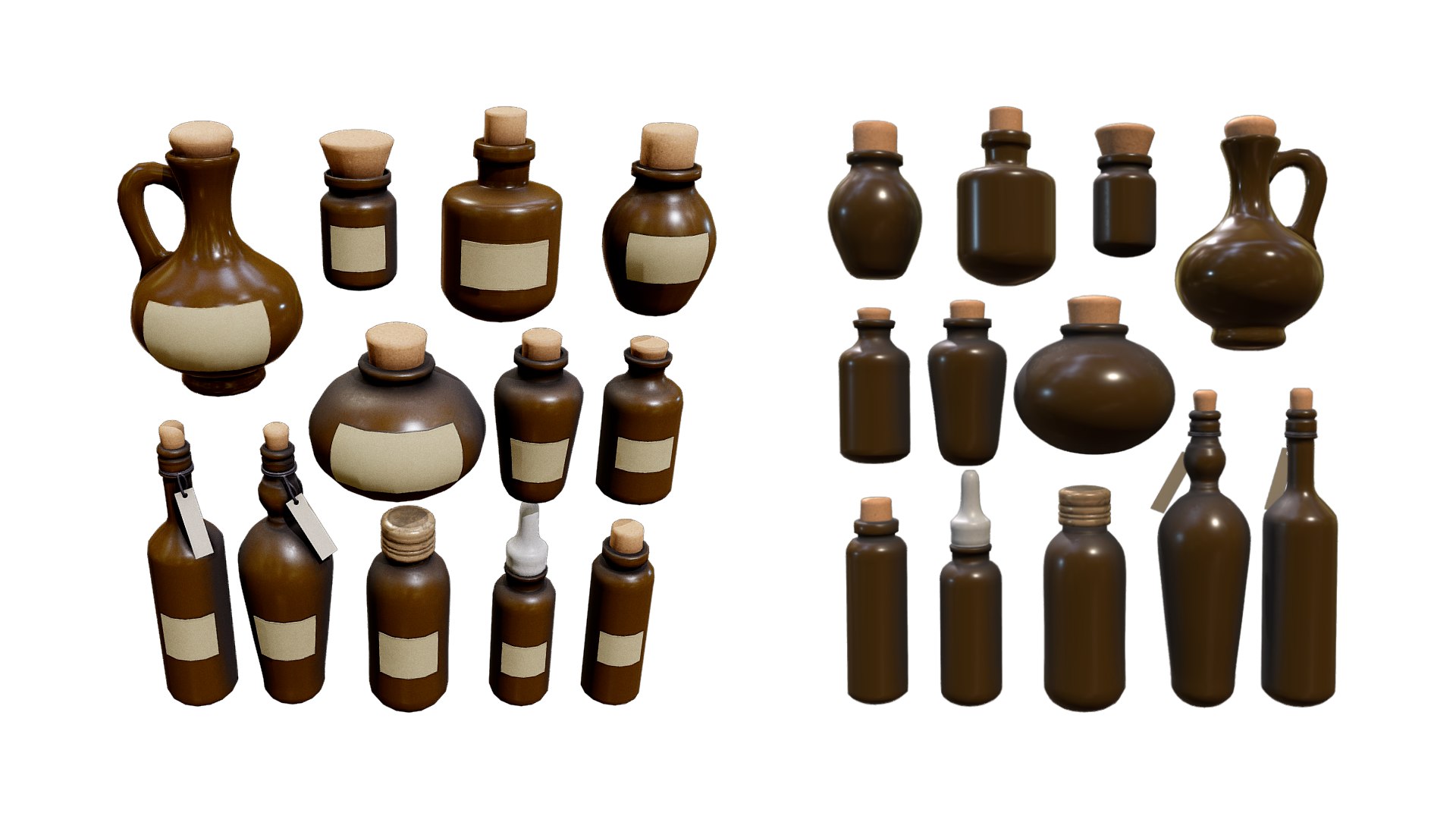 3D Potion Pack - 12 In 1 - TurboSquid 2134505