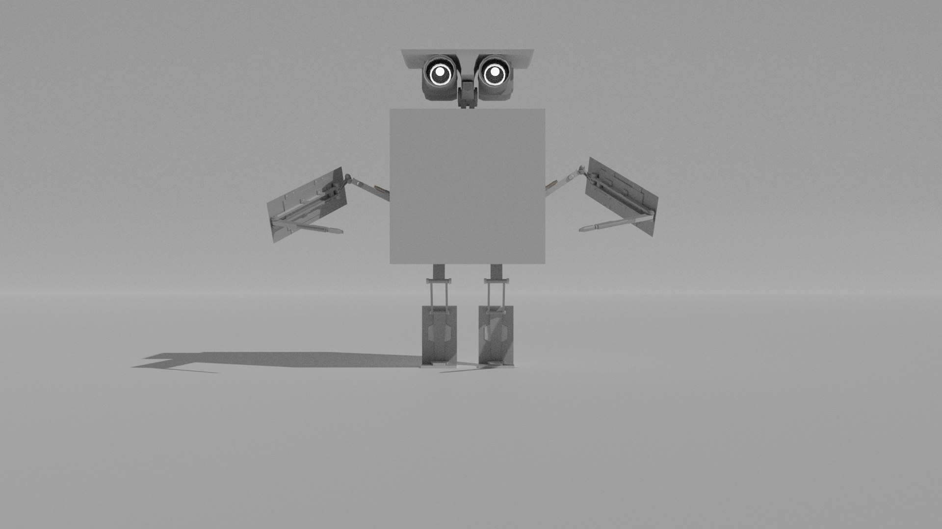 Cube Robot Model - TurboSquid 2001136