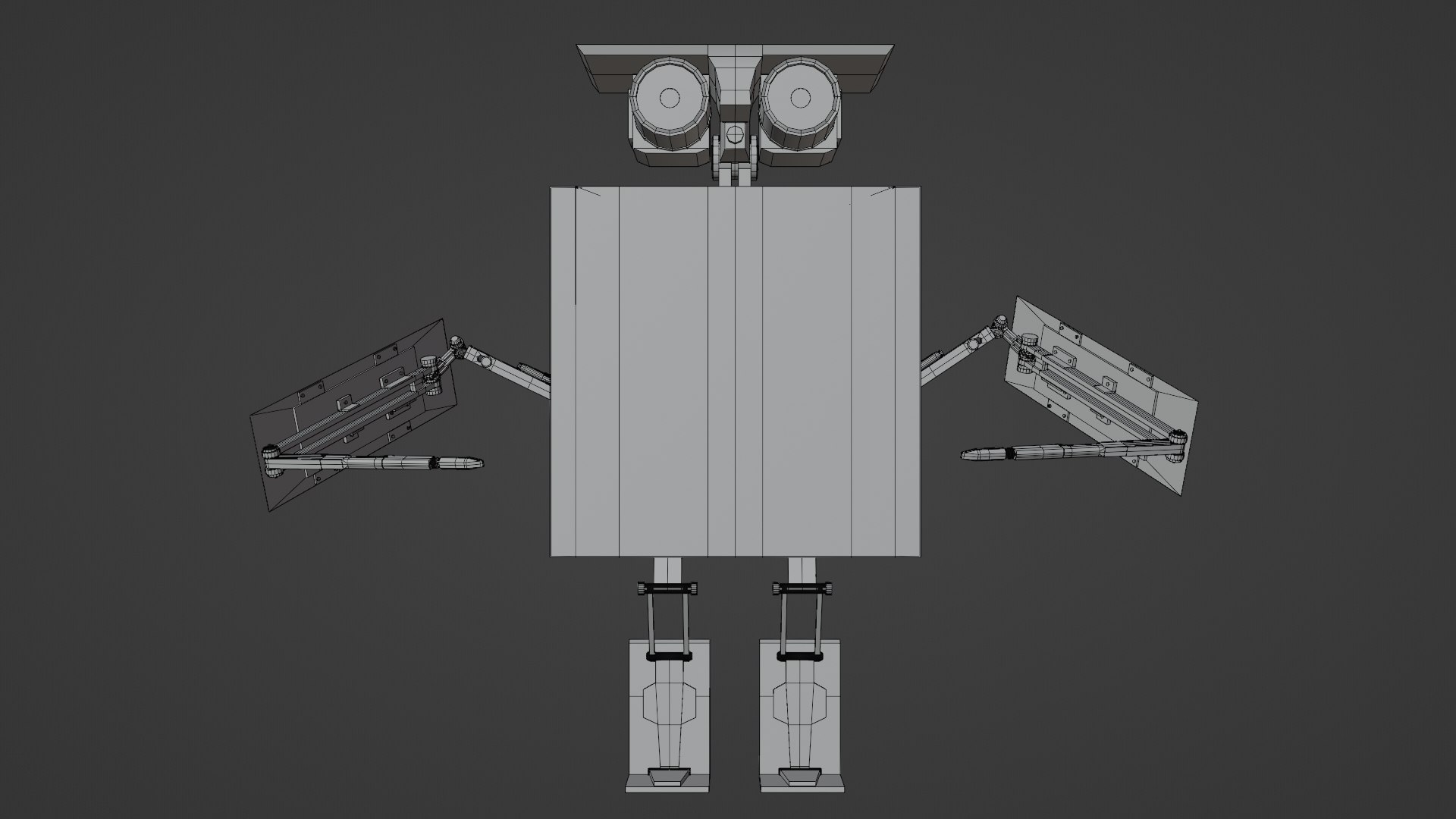 Cube Robot Model - TurboSquid 2001136