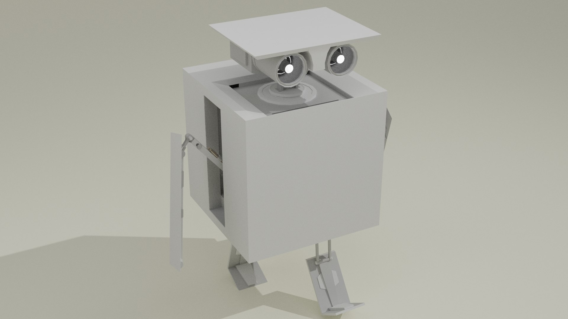 Cube Robot Model - TurboSquid 2001136