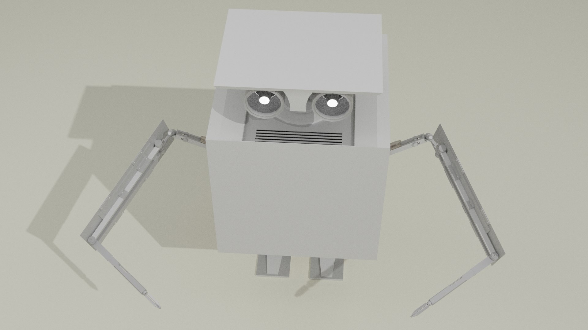 Cube Robot Model - TurboSquid 2001136