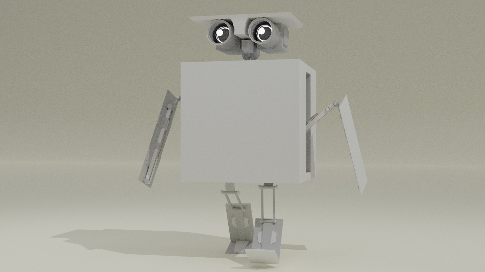 Cube Robot Model - TurboSquid 2001136
