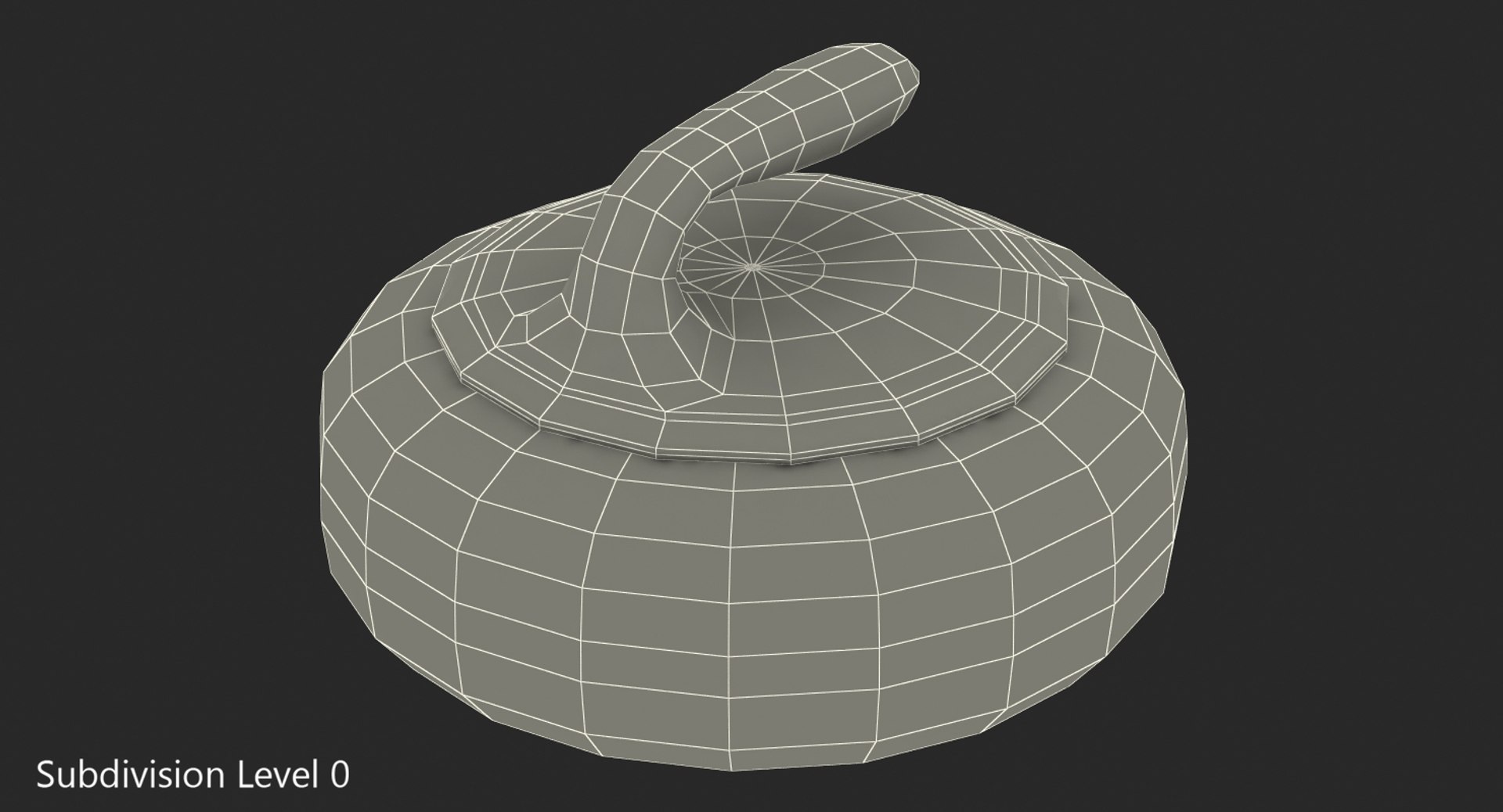 3D Curling Rock - TurboSquid 1199594