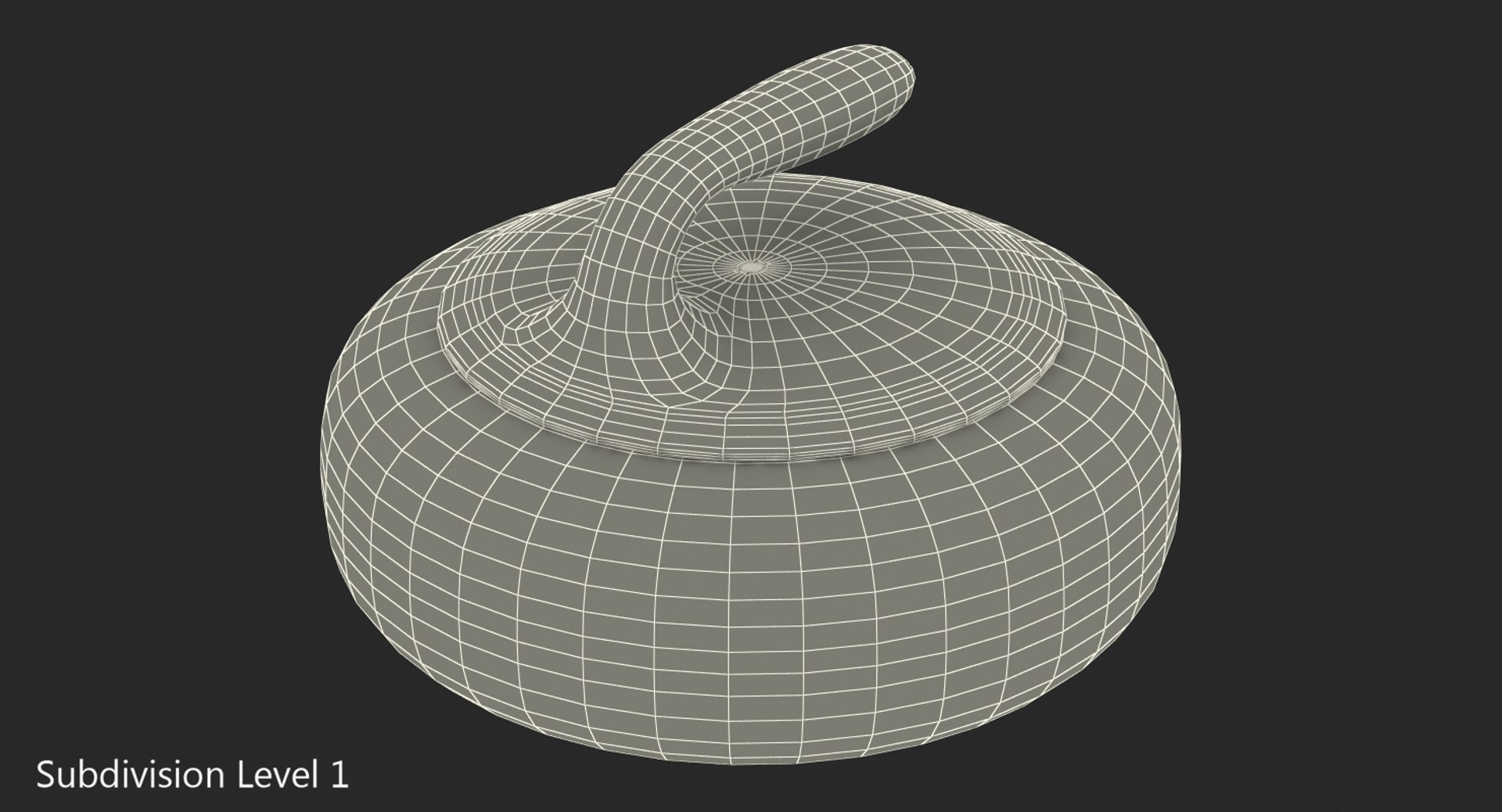 3D Curling Rock - TurboSquid 1199594