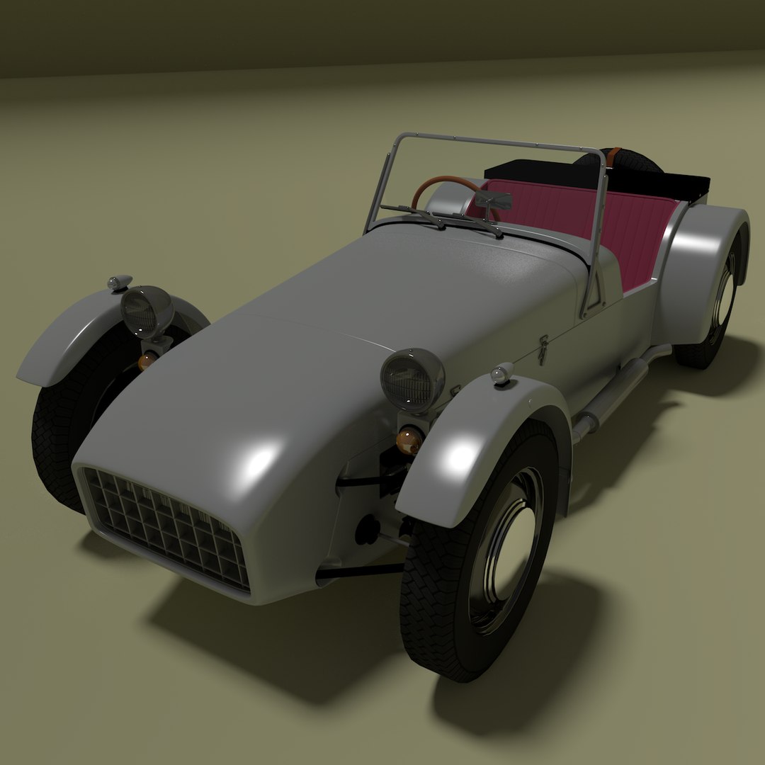 3D Car Retro Model - TurboSquid 1373633