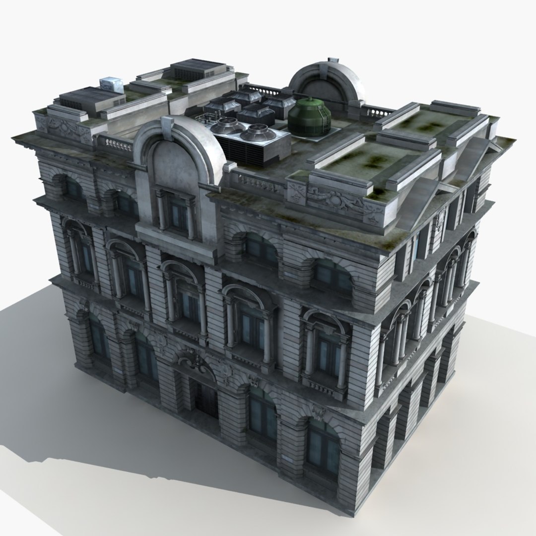 Old Building 3D Model - TurboSquid 1318993